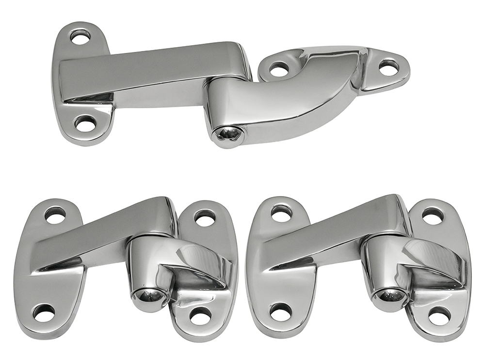 Hinge Kit Safari Door (3 hinges-fitting) S/Steel - DA1392 | Rimmer Bros