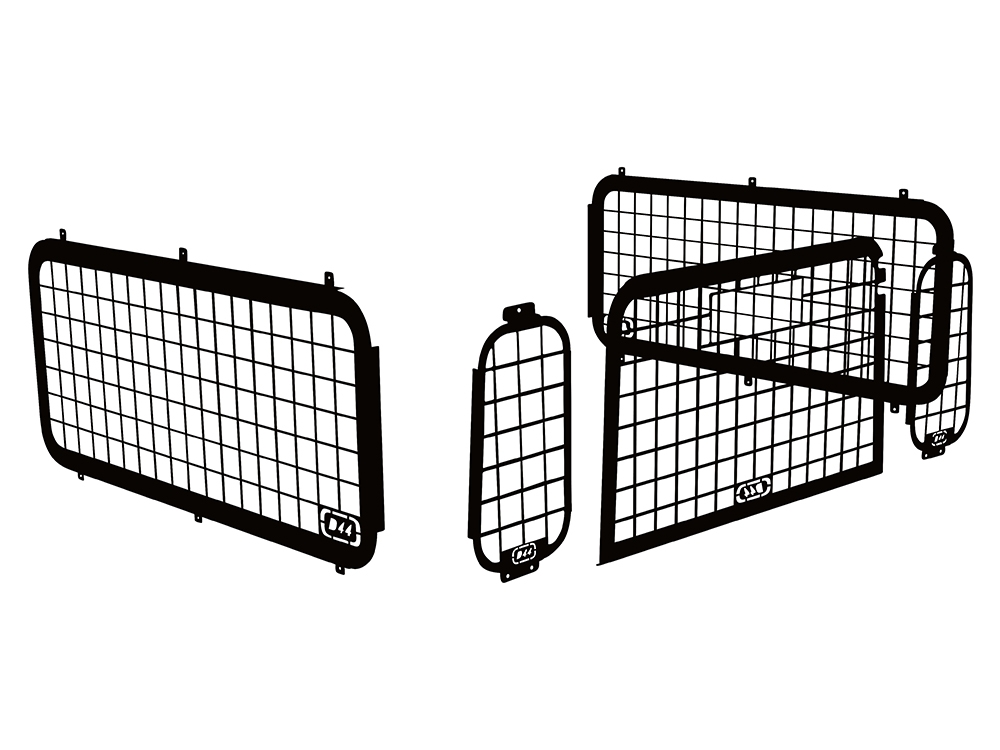 Internal Rear Window Guard Set 5 Guards - DA1587 - Britpart | Rimmer Bros