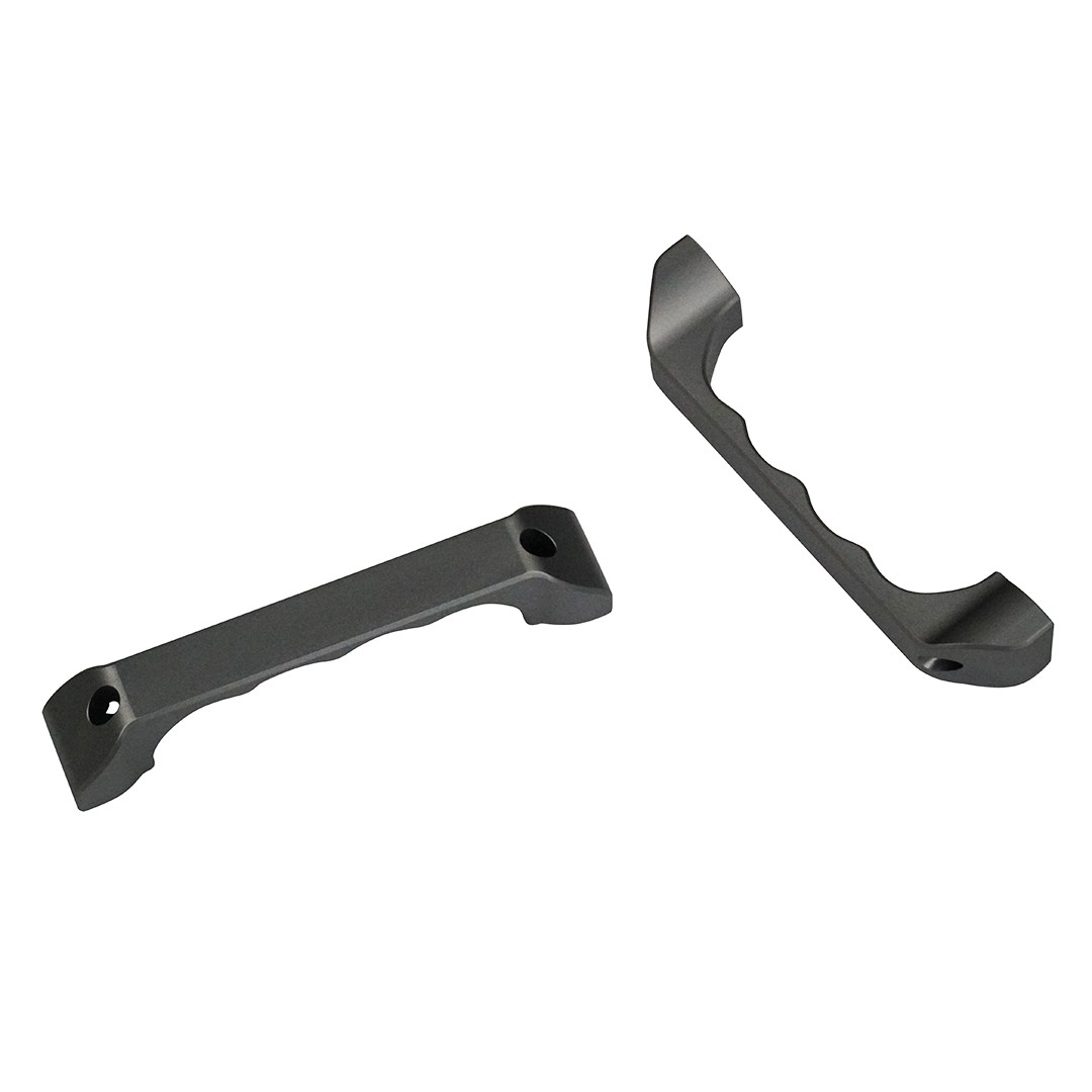 Defender Interior Door Handle Gun Metal Grey Aluminium (Pair ...