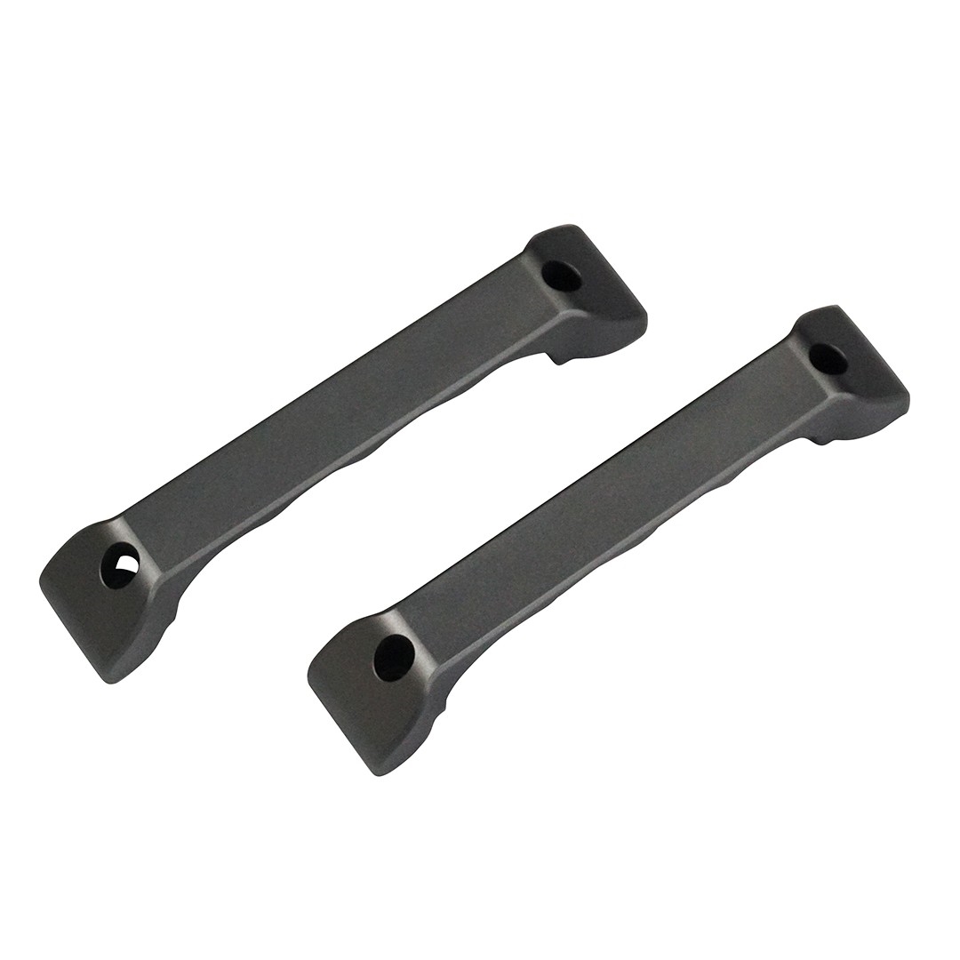 Defender Interior Door Handle Gun Metal Grey Aluminium (Pair ...
