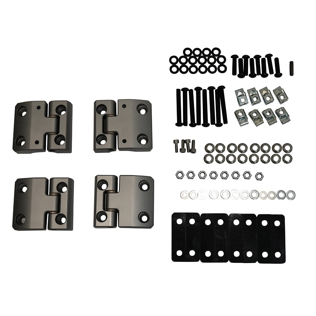 Defender Front Door Hinge Set Gun Metal Grey - EXT014146 - Exmoor ...