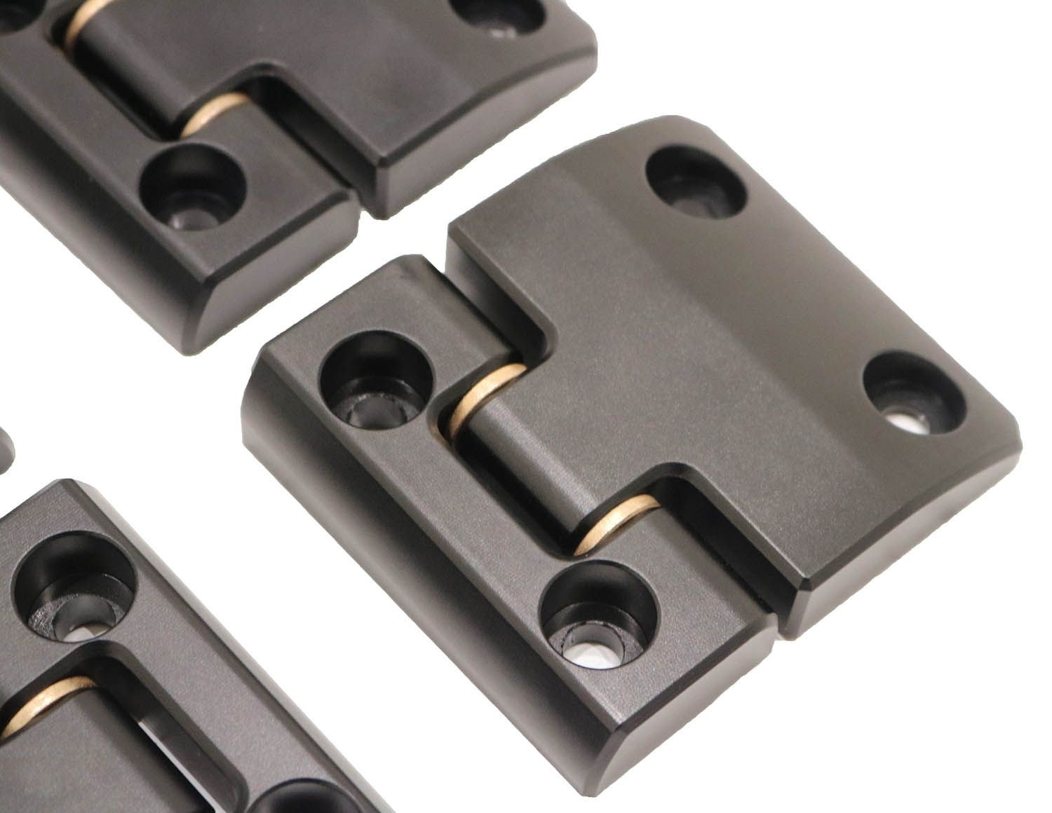 Defender 110 2nd Row Door Hinge Set - Black Billet Aluminium - EXT01430 ...