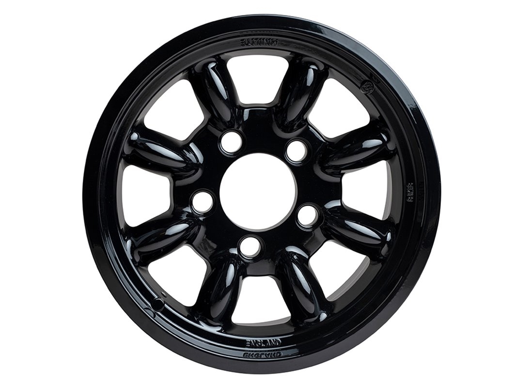 Alloy Wheel (single) 8" x 18" Gloss Black - LL2109BLK - Minilite ...