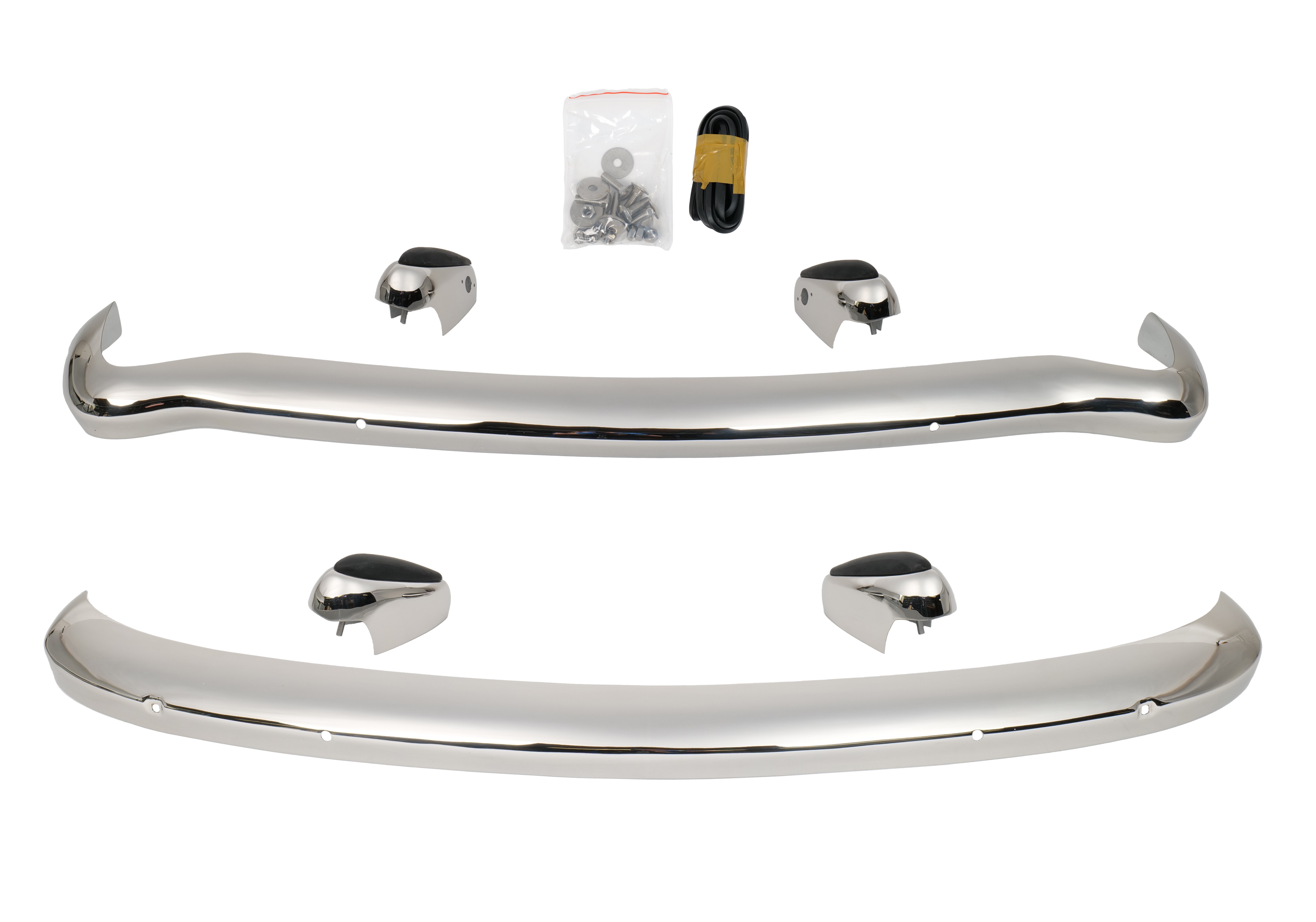 Stainless Steel Bumper Set - Front & Rear - MGB-MGB GT Mid Years ...