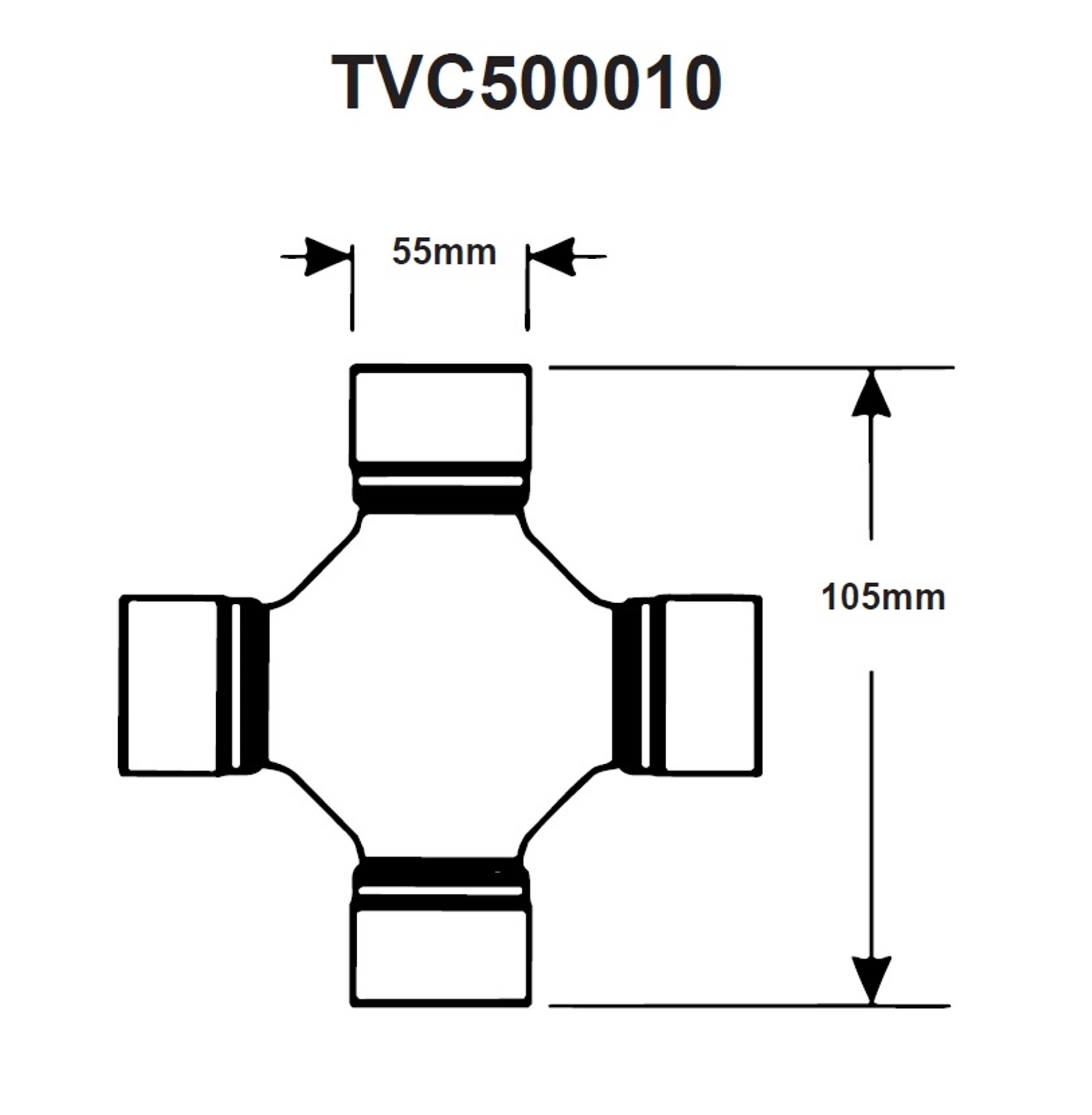 Genuine Land Rover Universal Joint - TVC500010 | Rimmer Bros