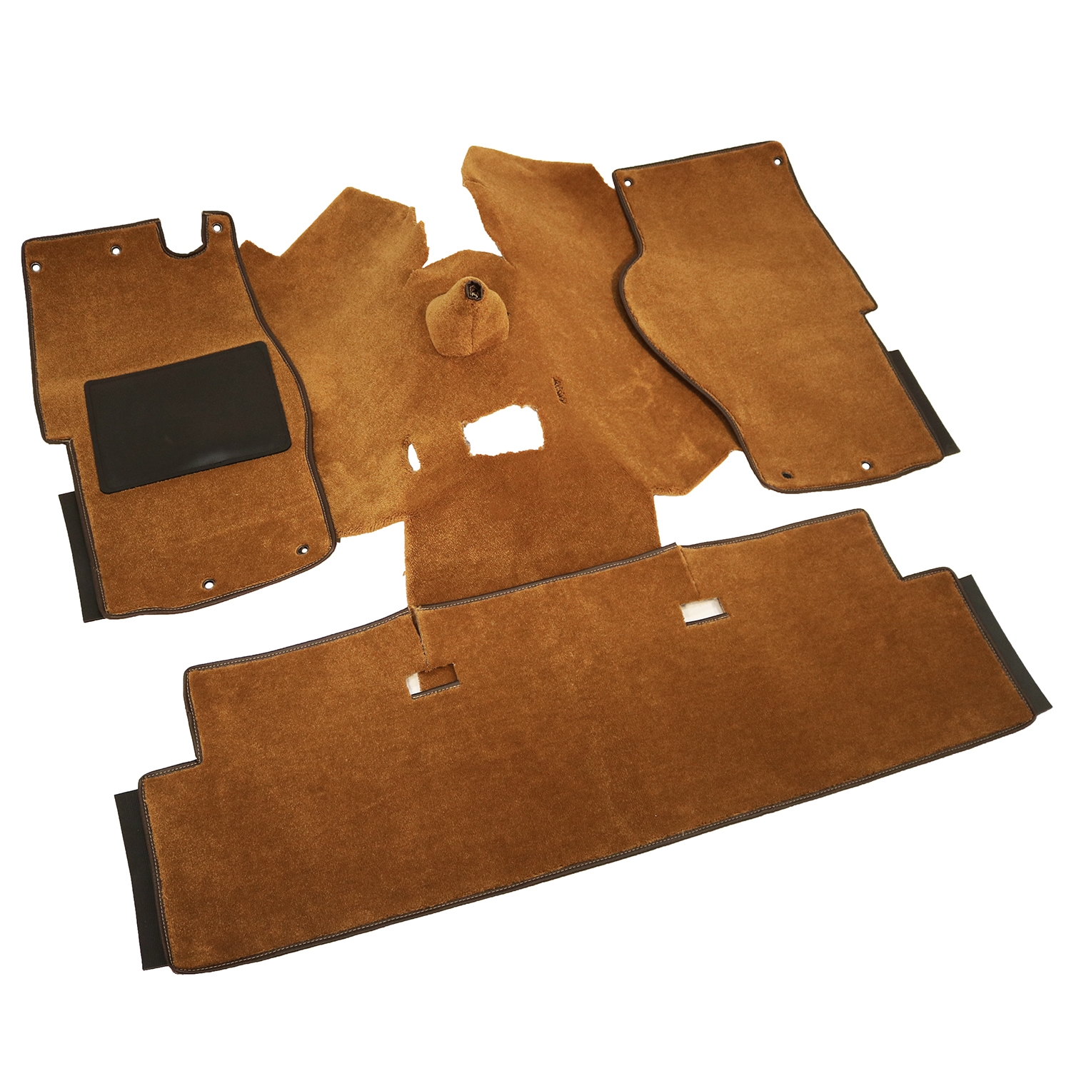 Front Carpet Set Bronze LHD 4 Spd Manual - EXT70047 - Exmoor | Rimmer Bros