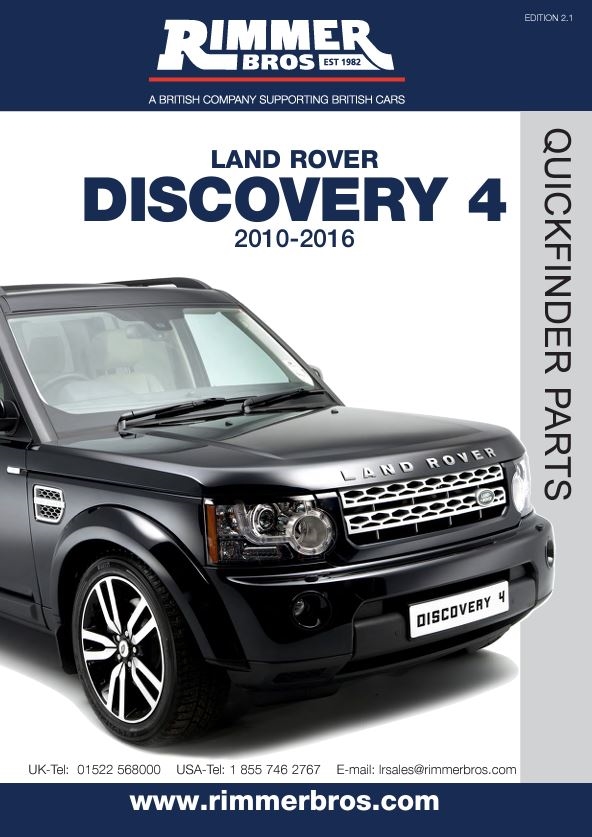 Land Rover Discovery 4 Catalogue 10-16 - DISCO4 CAT - Rimmer Bros ...