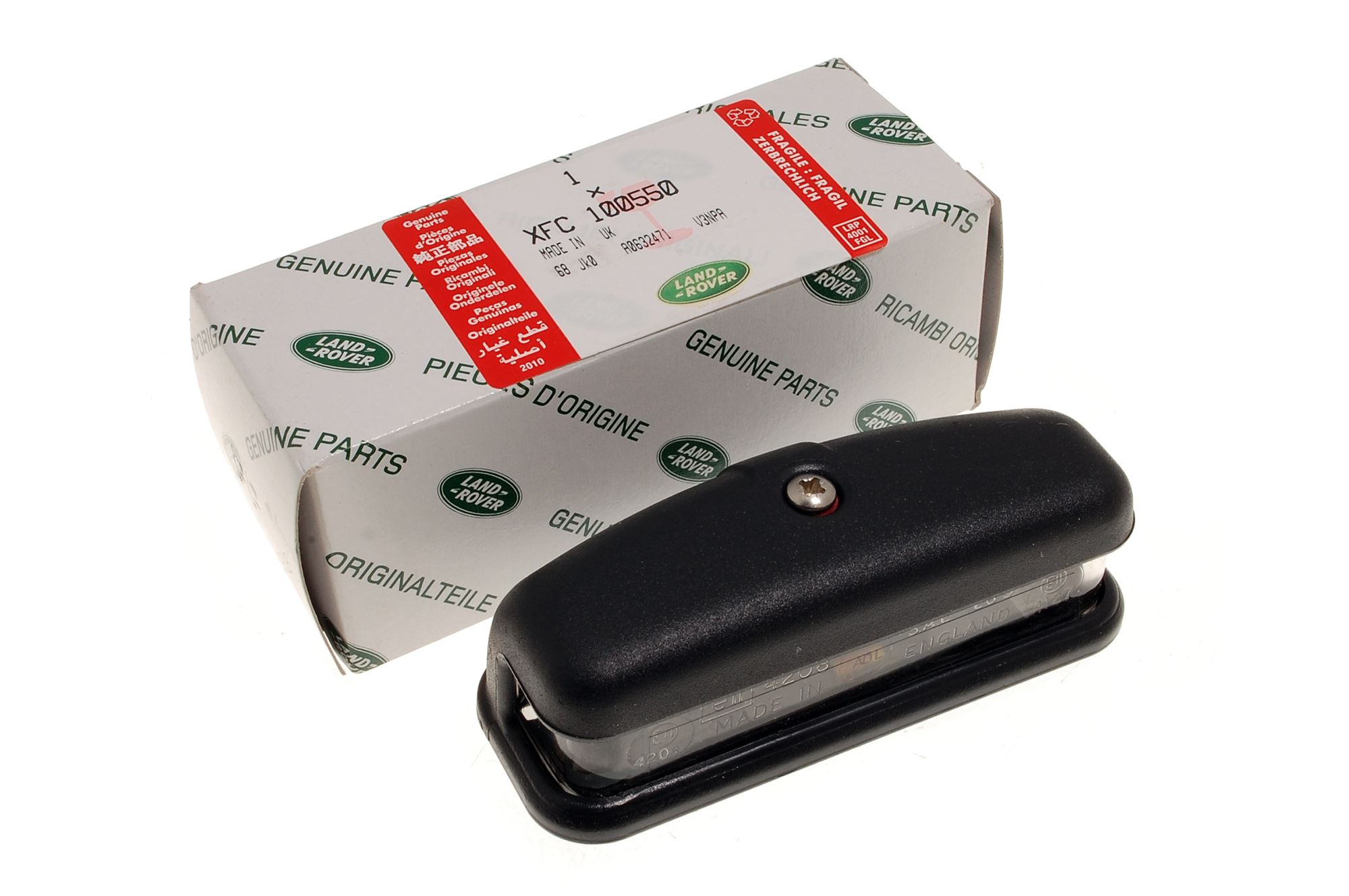Genuine Land Rover Number Plate Lamp - XFC100550 | Rimmer Bros