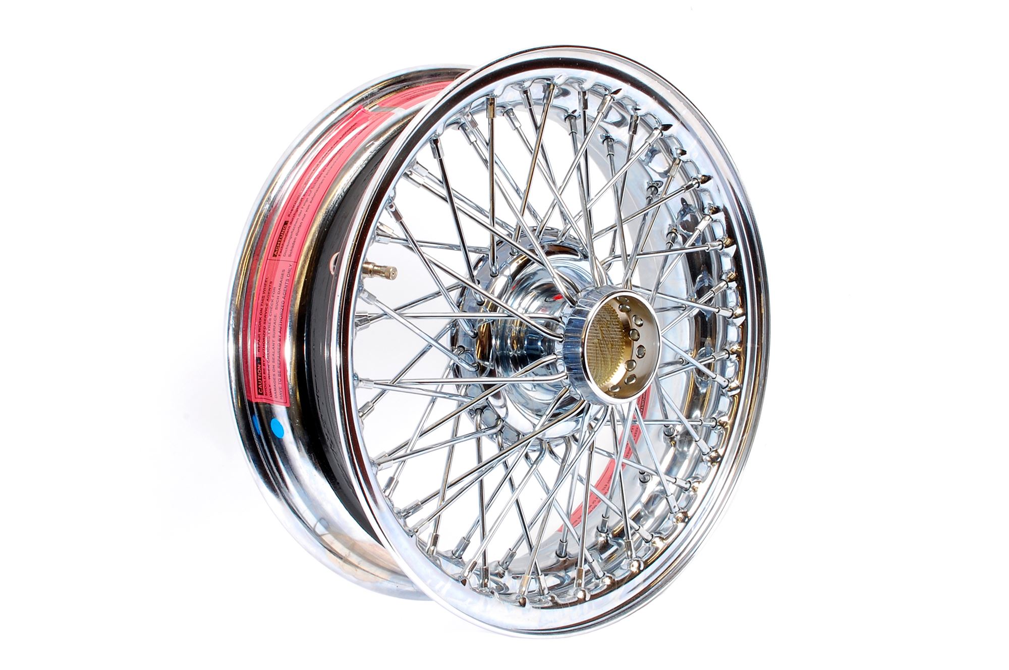 Wire Wheel Centre Lock Tubeless 4.5J x 15" Chrome 60 Spoke - XW452C ...