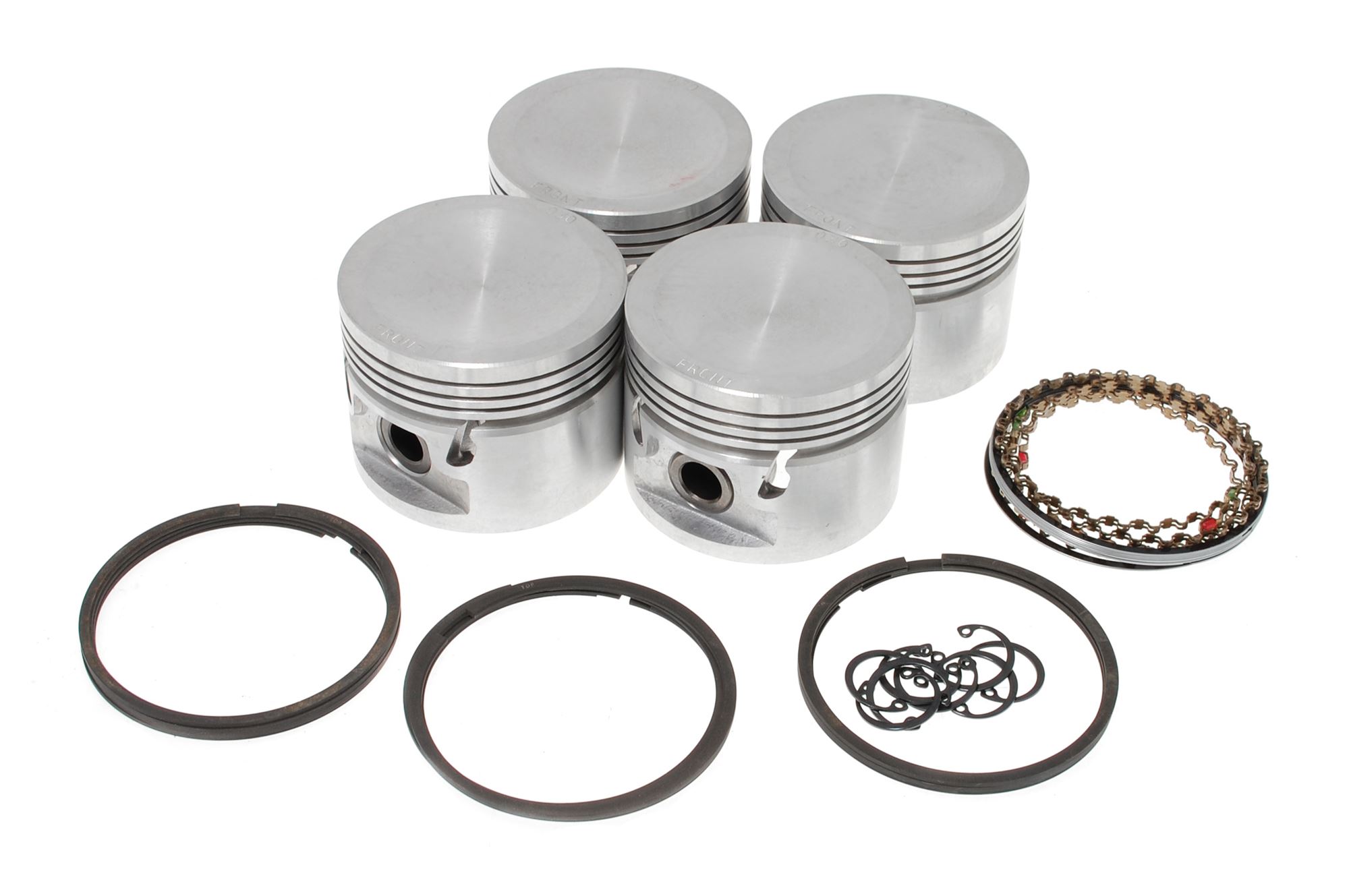 MGB Piston & Ring Set - Circlip (4 Ring) Type - Oversize +030 ...