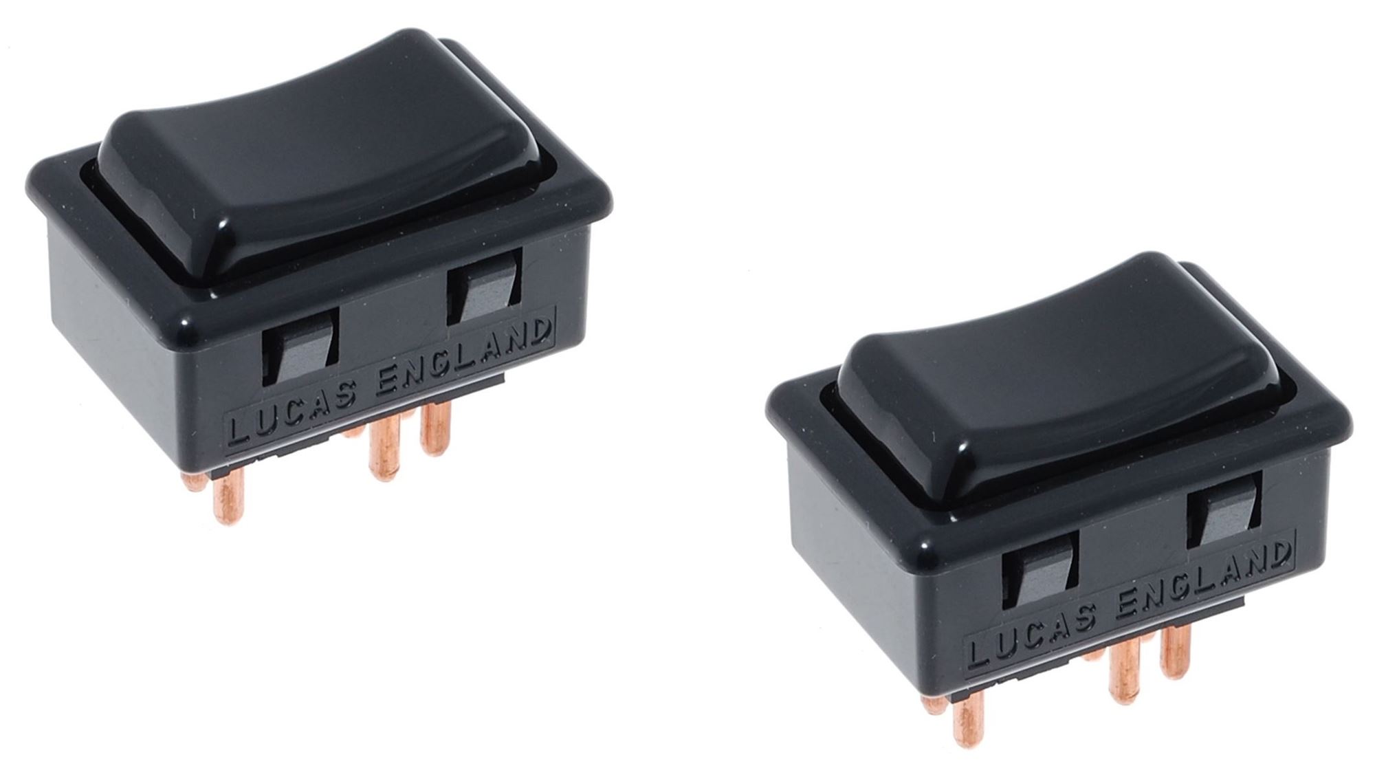 Window Lift Switch With Escutcheon - Pair - 150655X2 - Lucas | Rimmer Bros