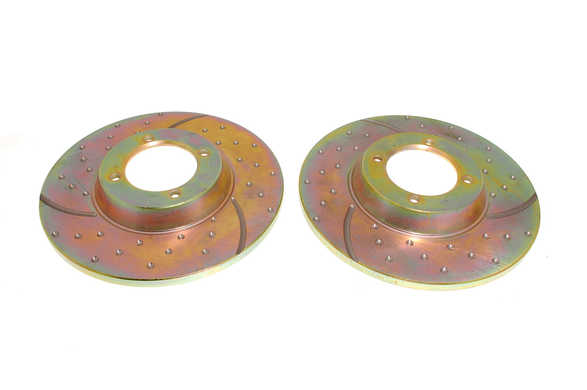 EBC Turbo Grooved Uprated Brake Discs - Solid Pr - 209327UR