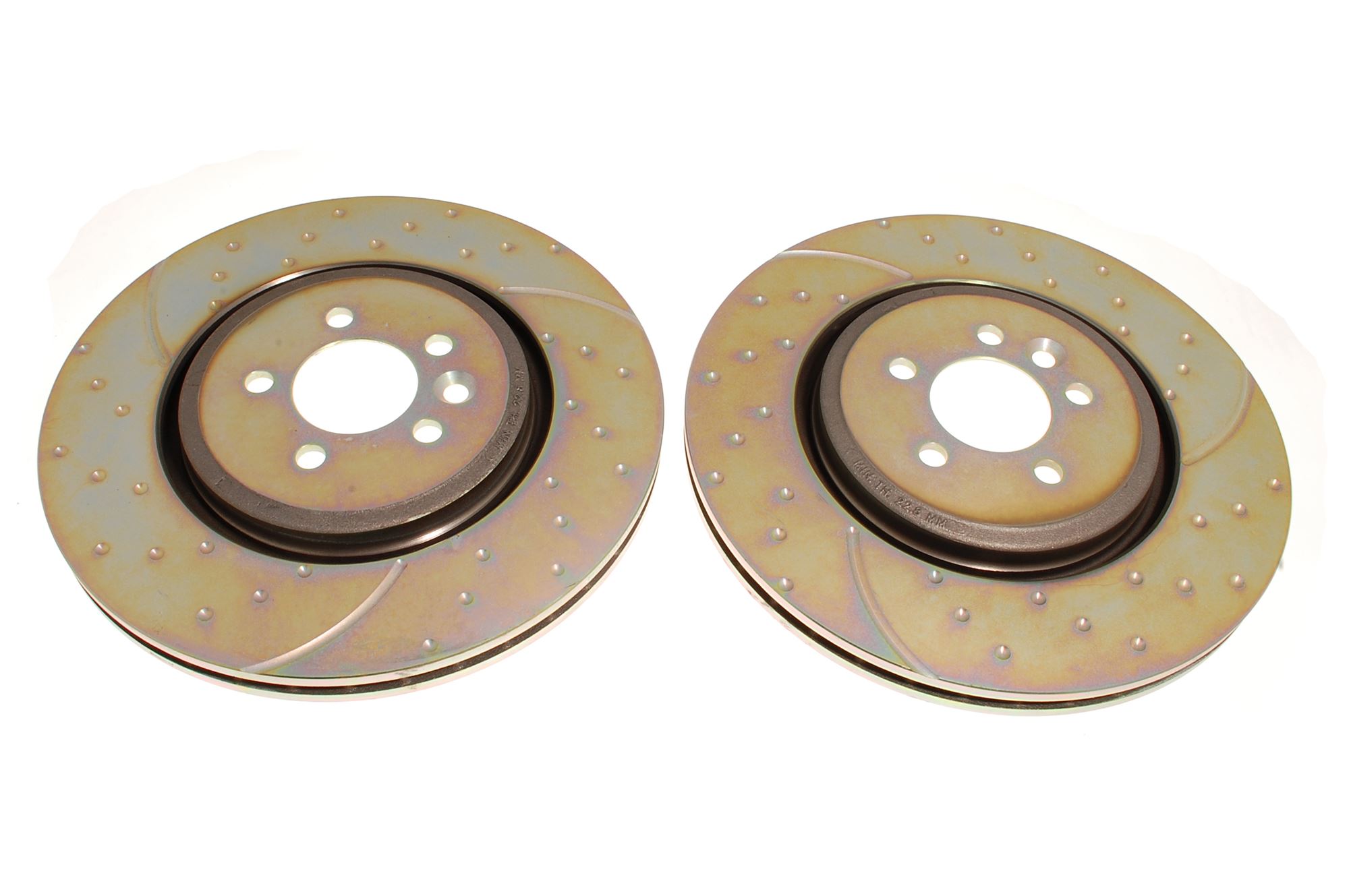 EBC Turbo Grooved Front Brake Discs - Vented Pair - 325MM - GD1110 ...