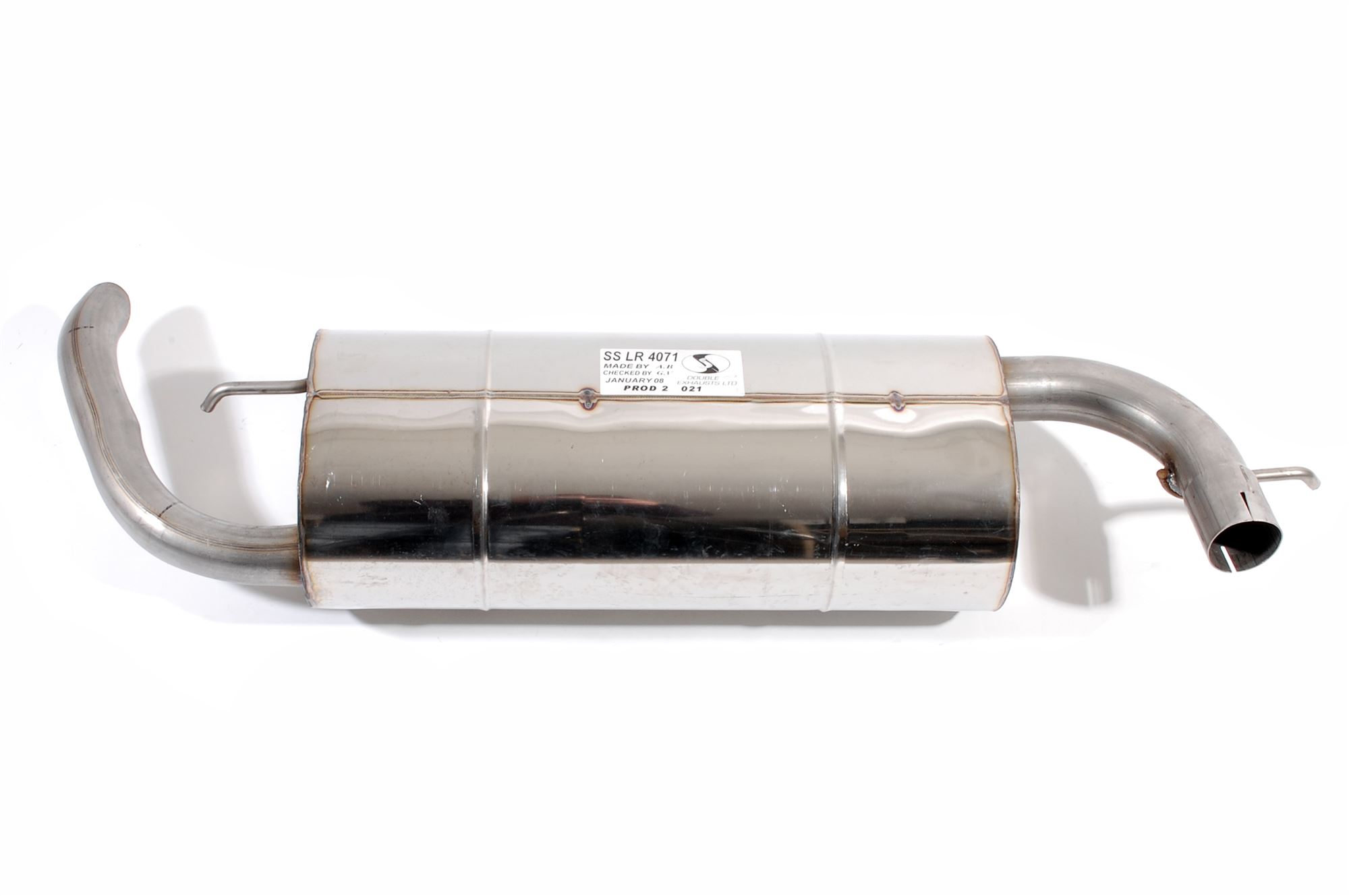 Rear Silencer Stainless Steel - WDV500030SS - Aftermarket | Rimmer Bros