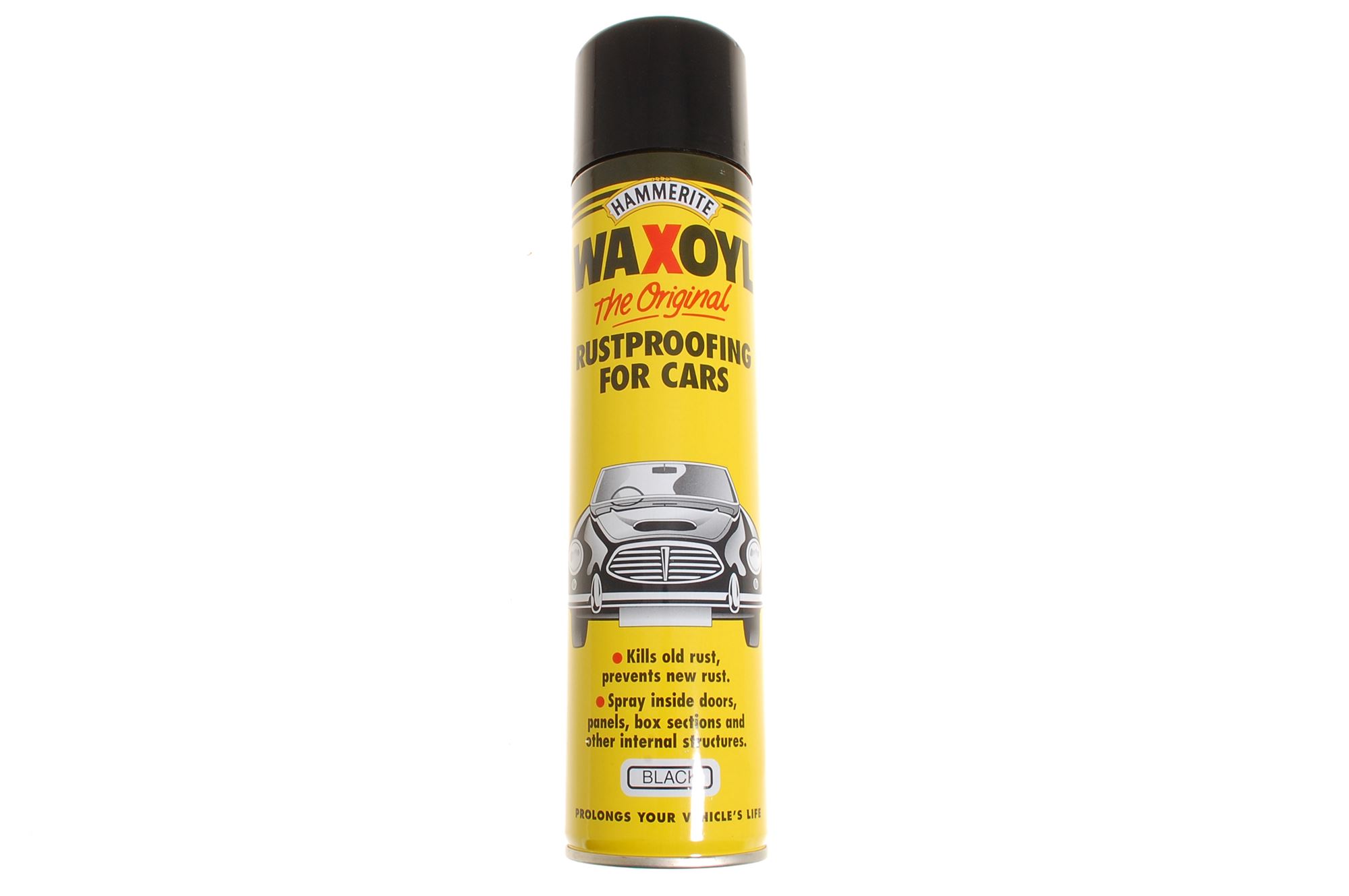 Waxoyl Rustproofing - Black - 400ml Aerosol - RX1035
