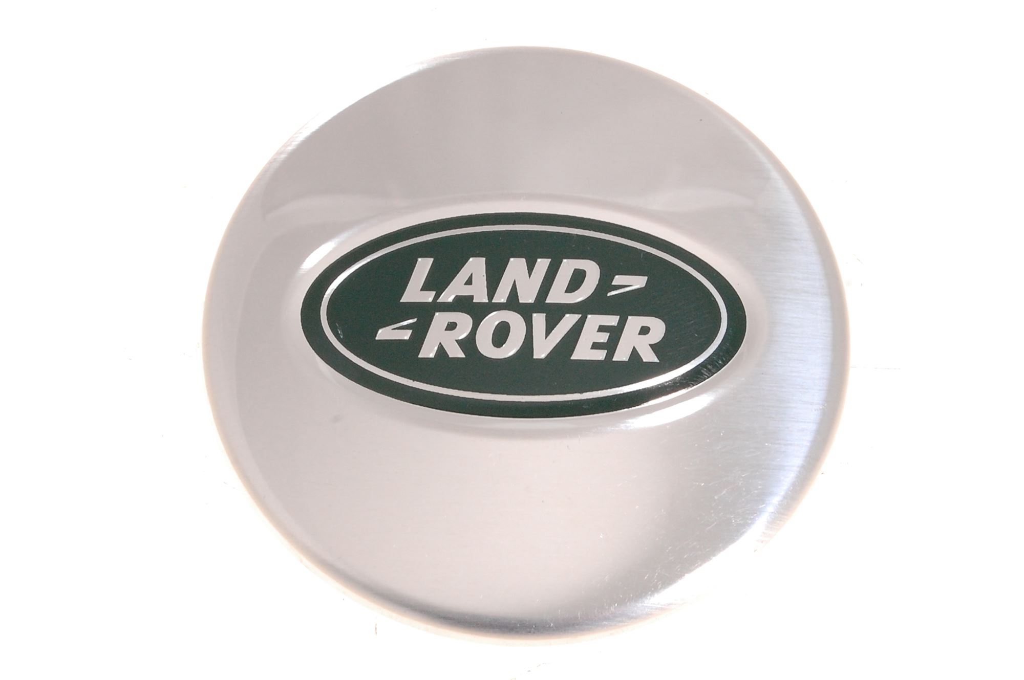 Genuine Land Rover Wheel Centre Cap - Polished with Green and Silver ...