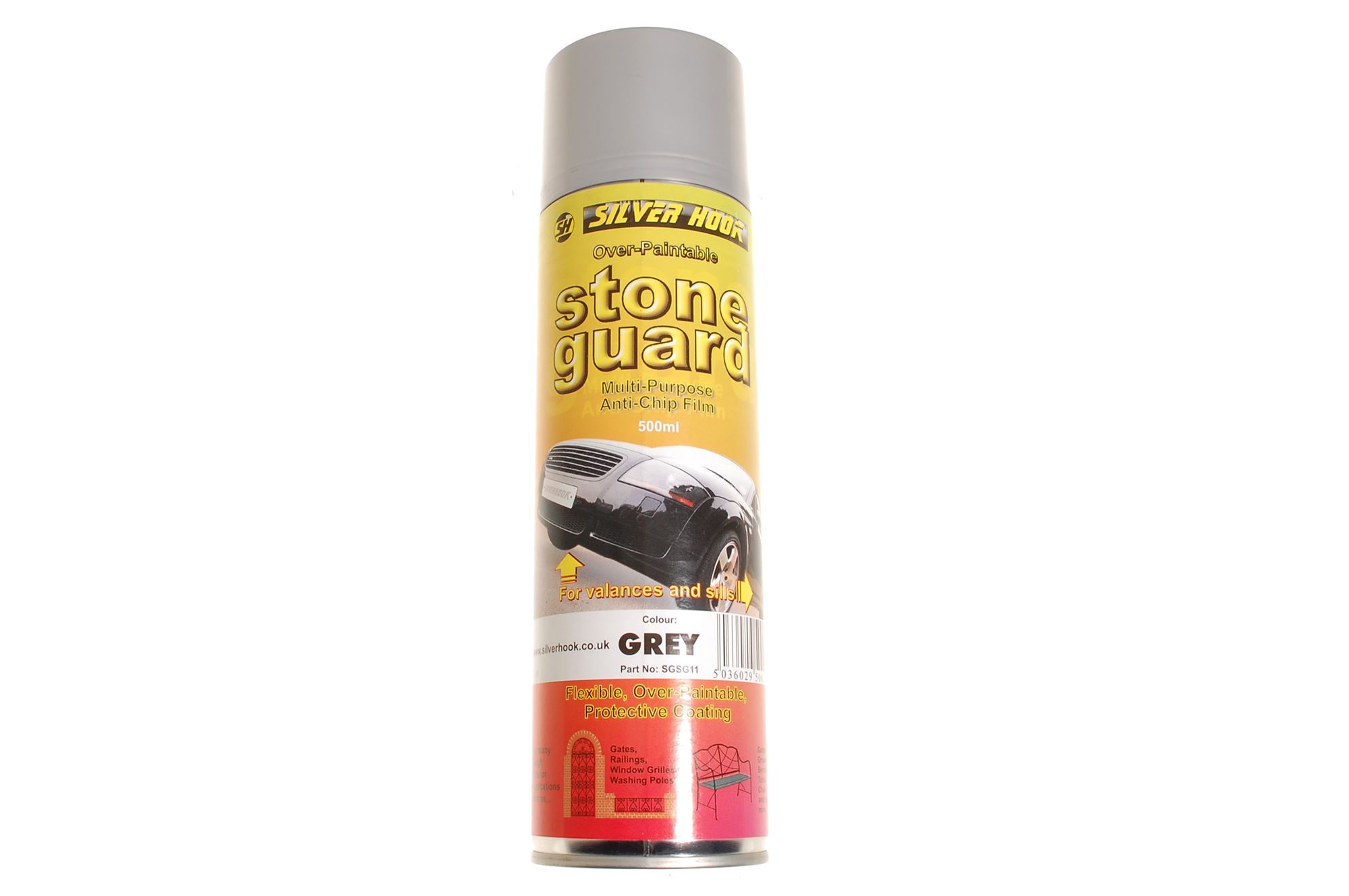 Silverhook Stone Guard Aerosol Grey 500Ml - S3SGSG11DS