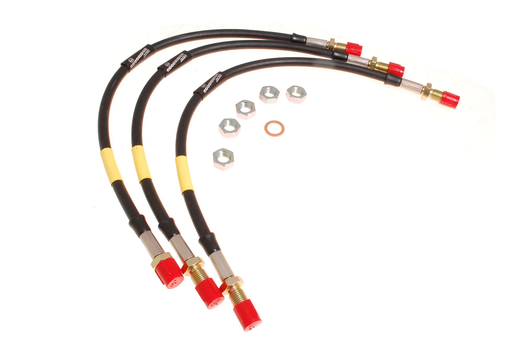 Goodridge Classic Braided Brake Hose Kit - SLR01013PVB
