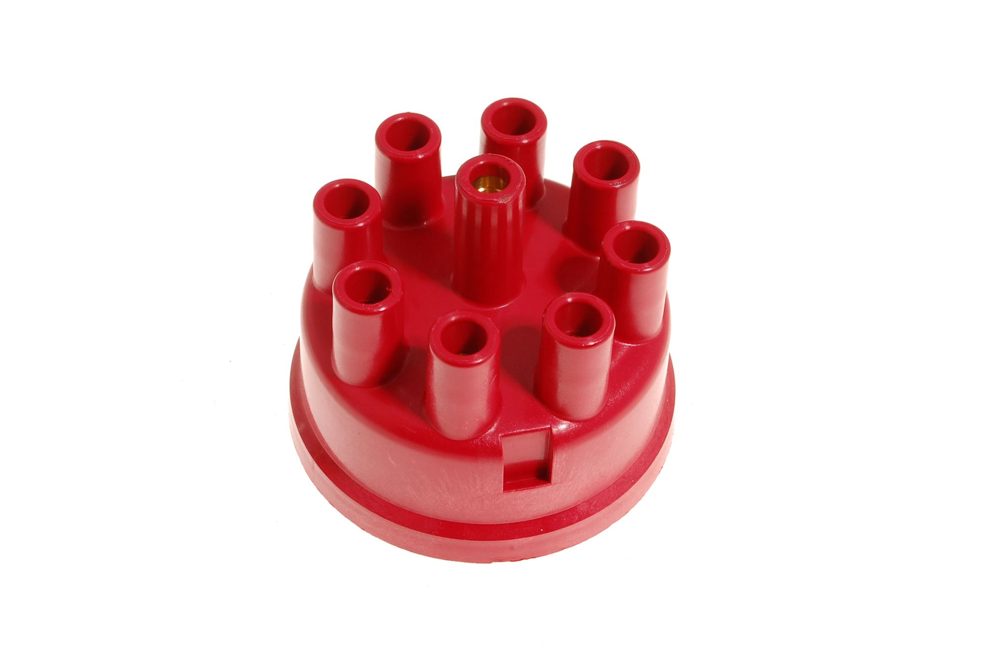 Mallory Distributor Cap - Dual Points Type - Red - RB7469