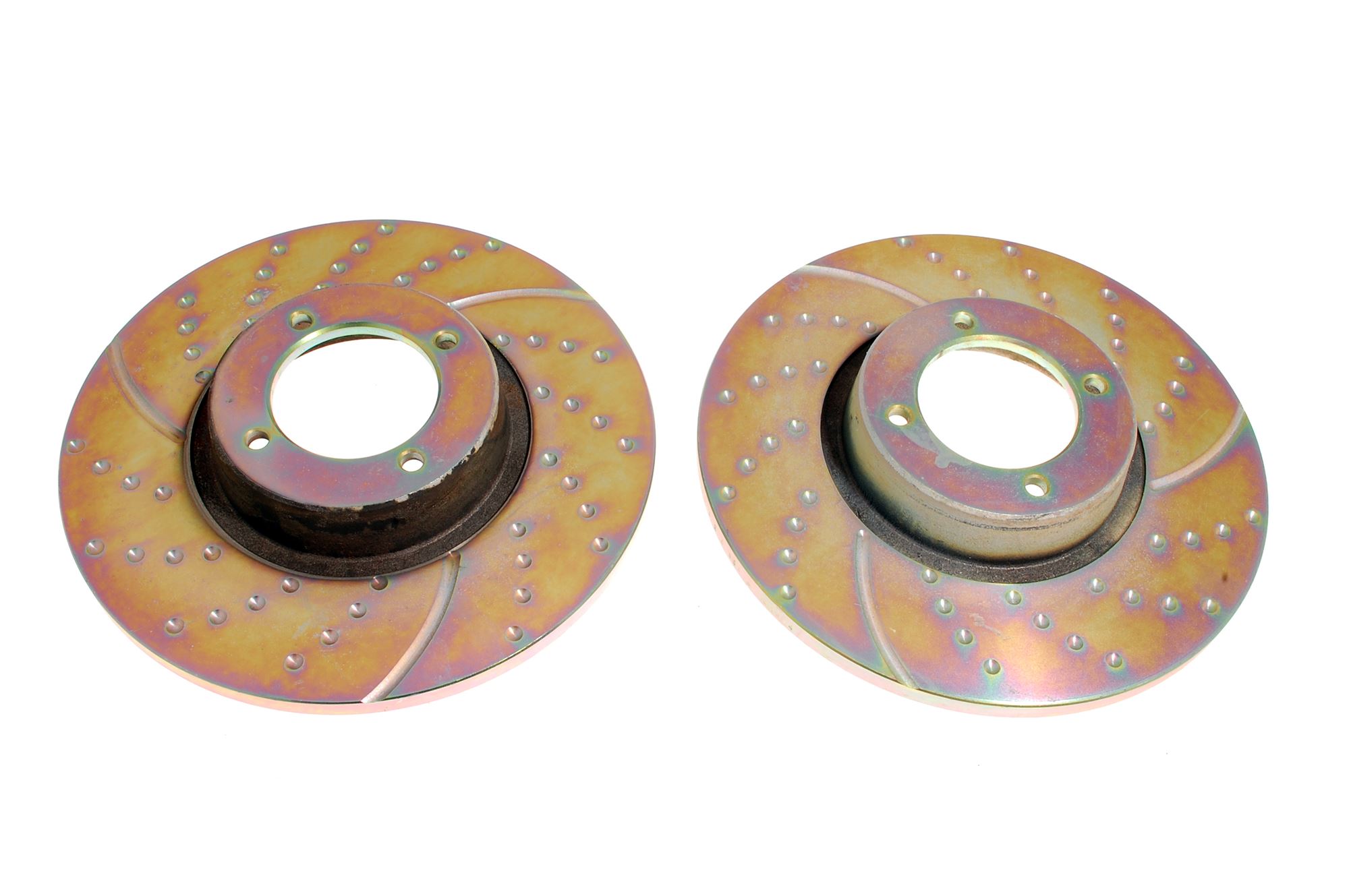 EBC Turbo Grooved Front Brake Discs - Pair - MGB GT V8 - GD718 | Rimmer ...