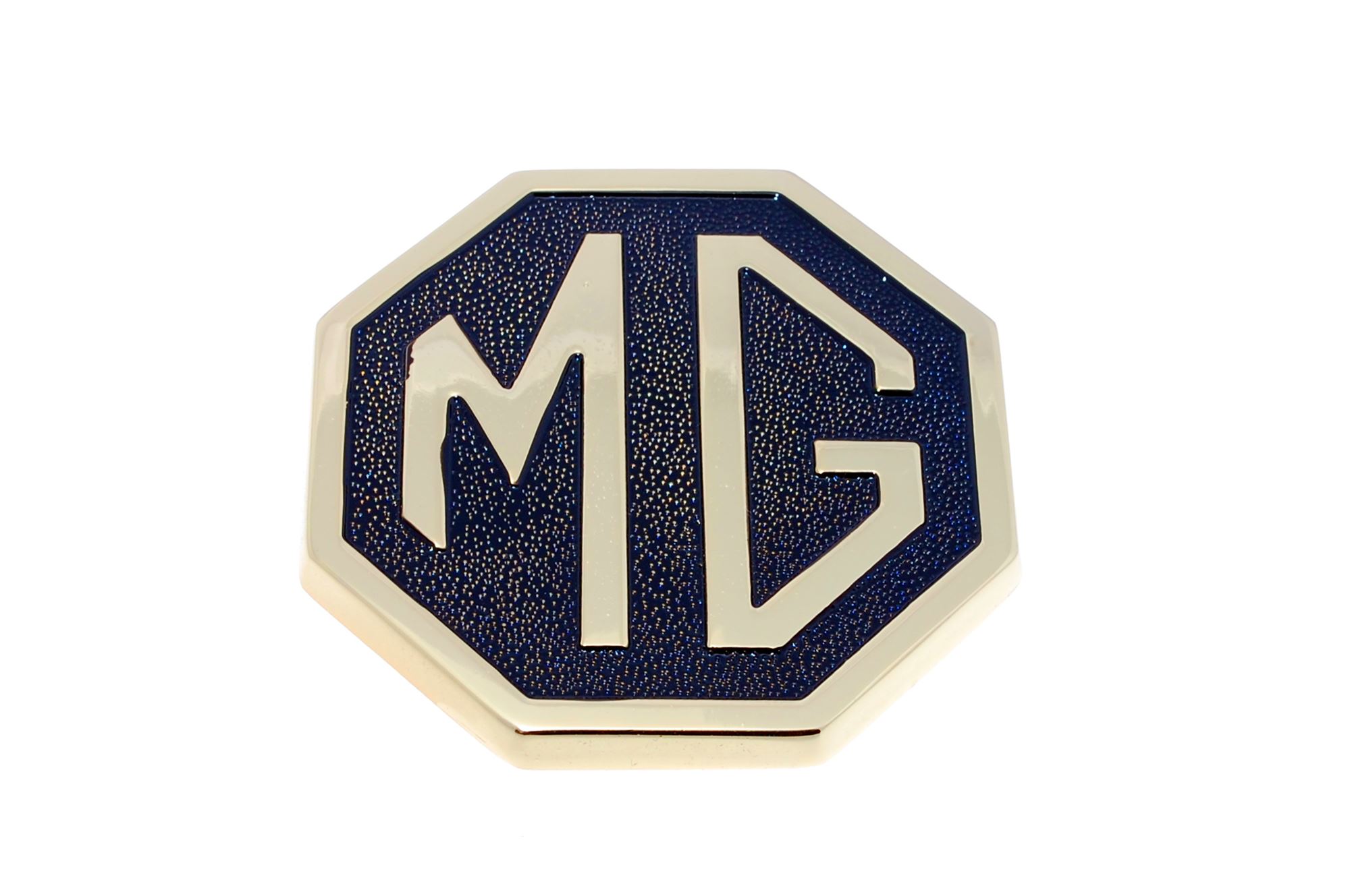 Boot Badge "MG" Metal Black/Gold - CHA508 | Rimmer Bros