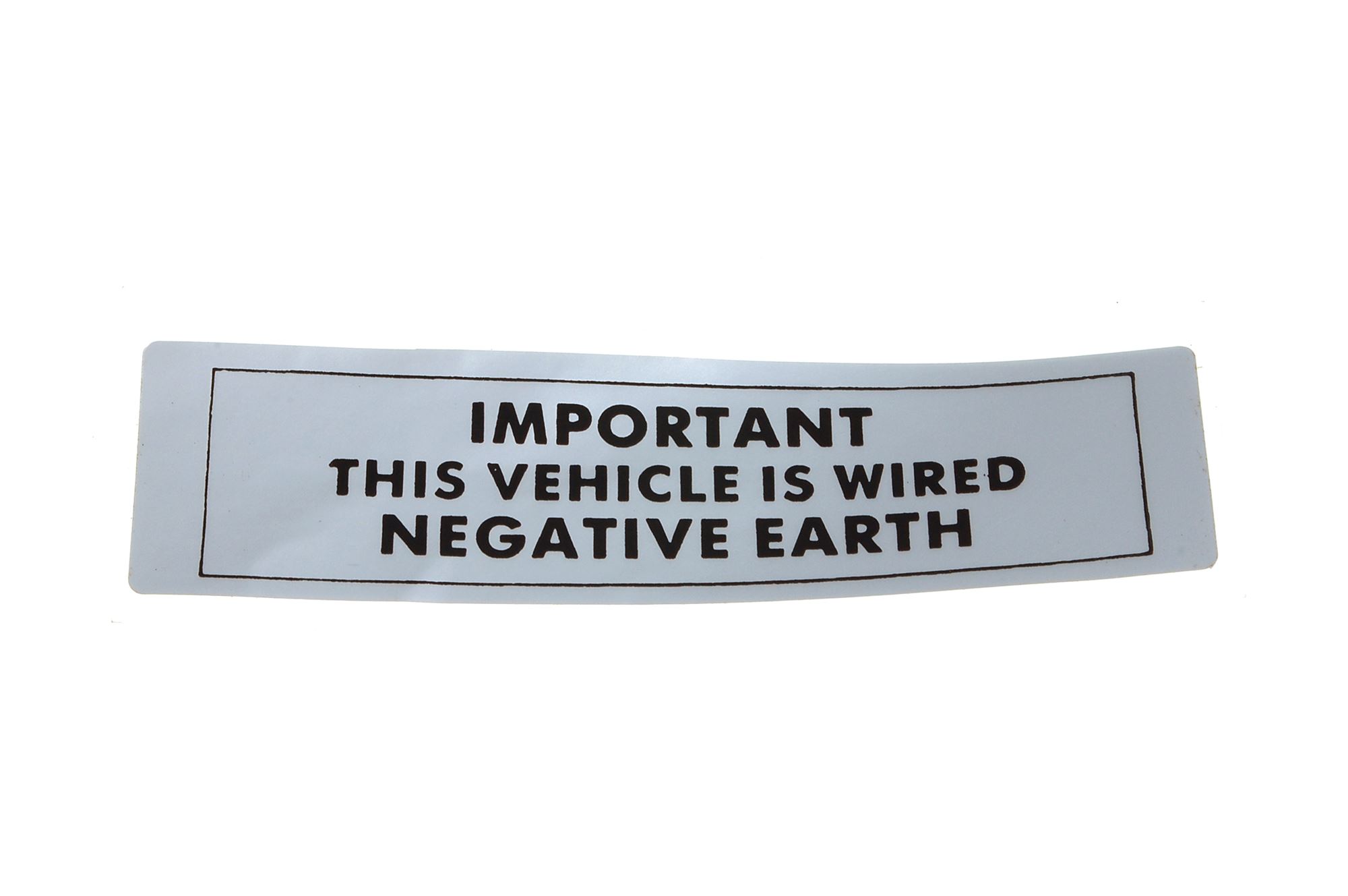 Decal "Negative Earth" - CRST113 | Rimmer Bros