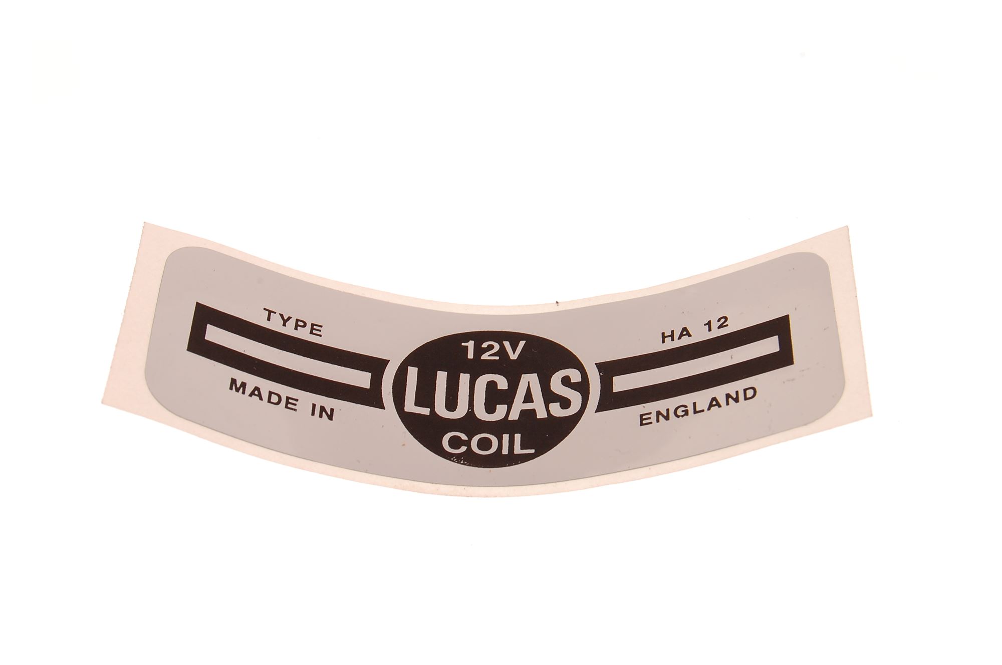 Label - Ignition Coil - Lucas - CRST156 | Rimmer Bros