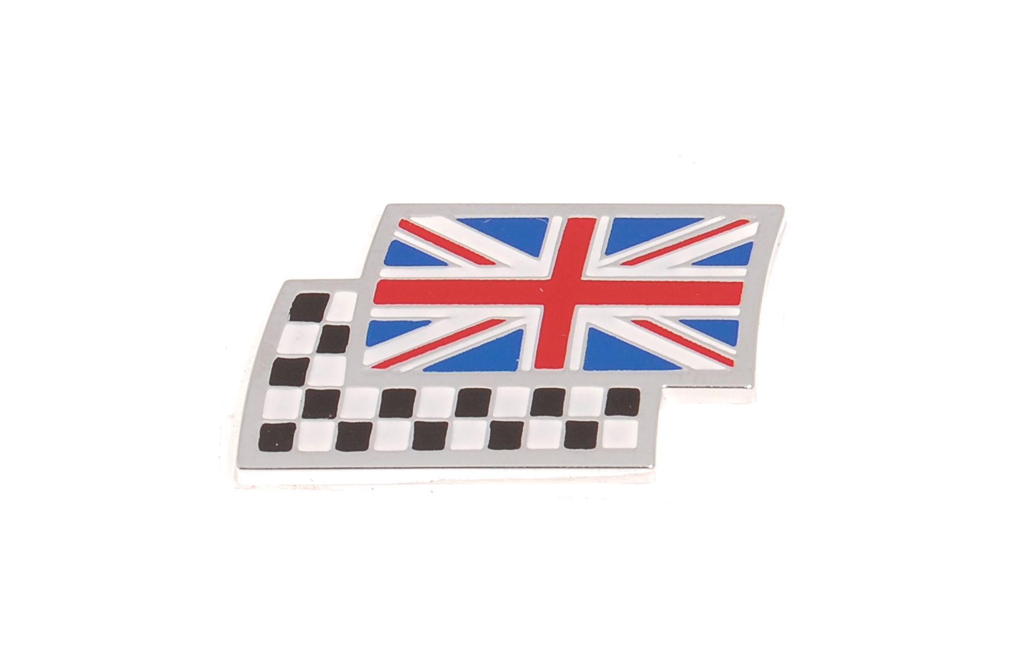 Badge Union Jack/Chequered Flag MG - DAG000070MMM - MG Rover | Rimmer Bros