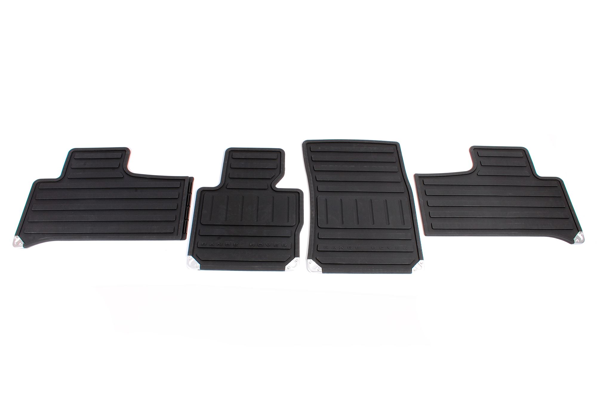 Genuine Land Rover Rubber Mat Set (Front & Rear 4 pc) LHD - EAH500330PMA