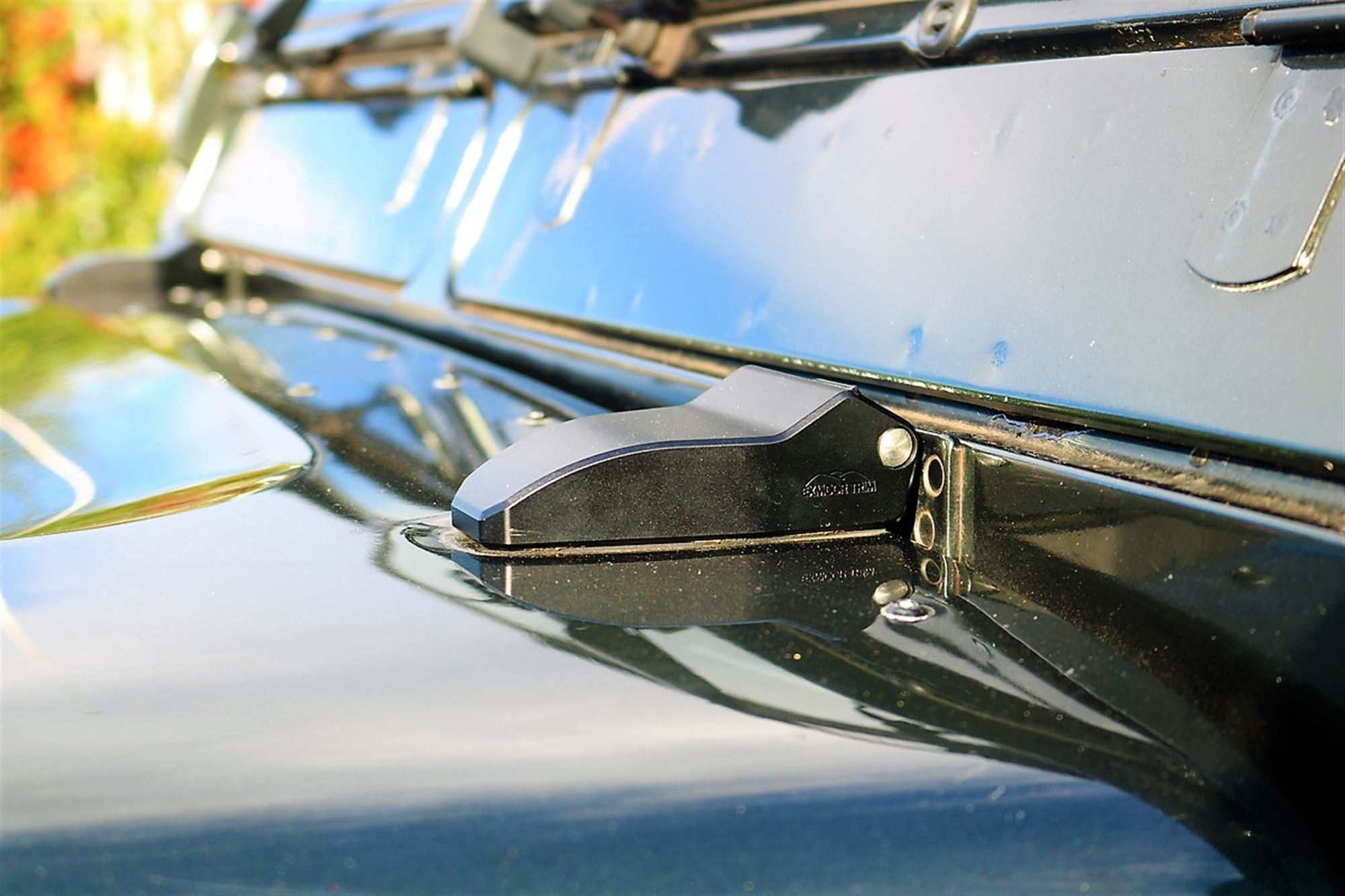 Security Bonnet Hinge Set Billet Aluminium Black - EXT014109 - Exmoor ...