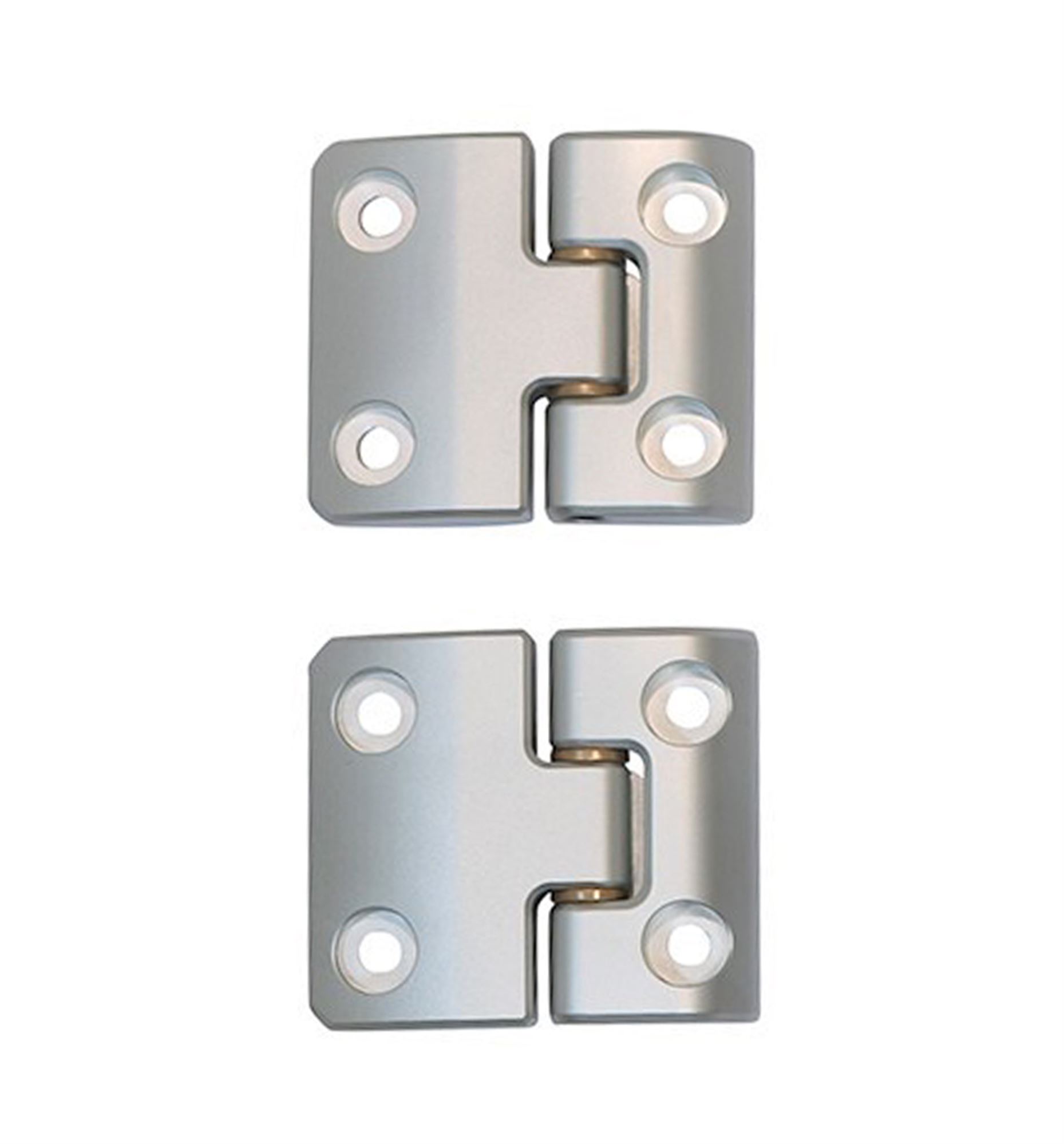 Silver Defender Billet Aluminium Rear Half Door Hinge Set - EXT014139 ...