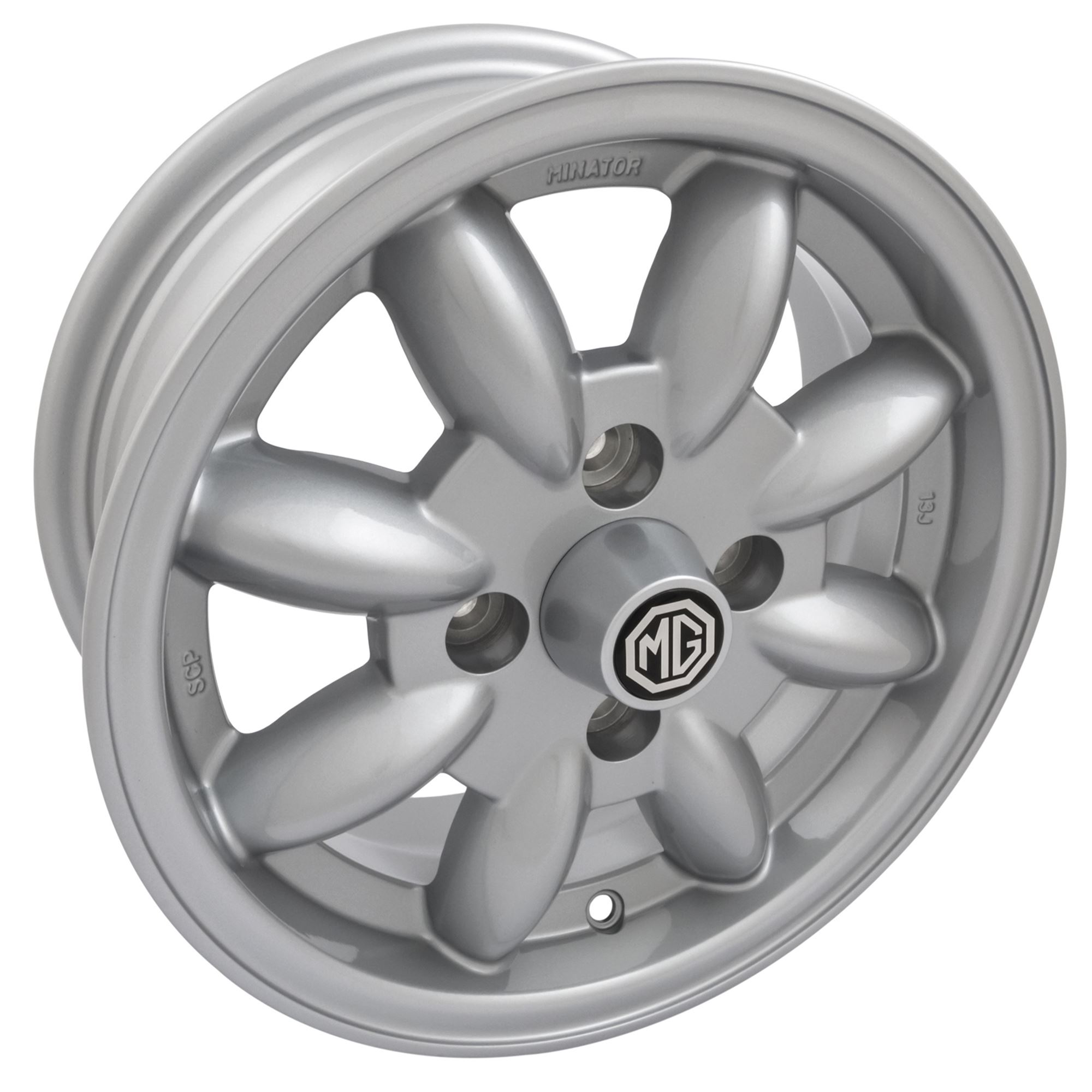 Alloy Wheel 5.5" x 13" Minator Aluminium Silver 8 Spoke - GAC8315 ...