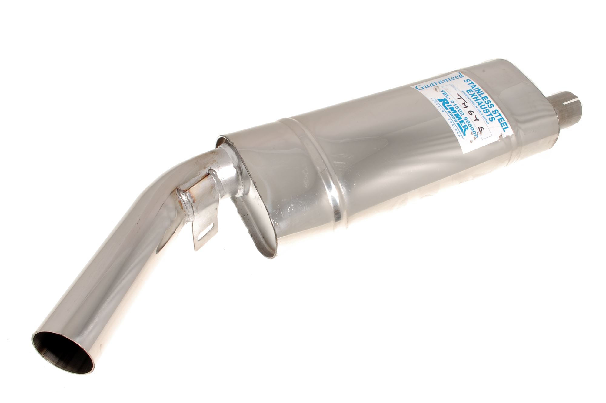 Stainless Steel Sports Rear Silencer - GEX3482SSSPORT