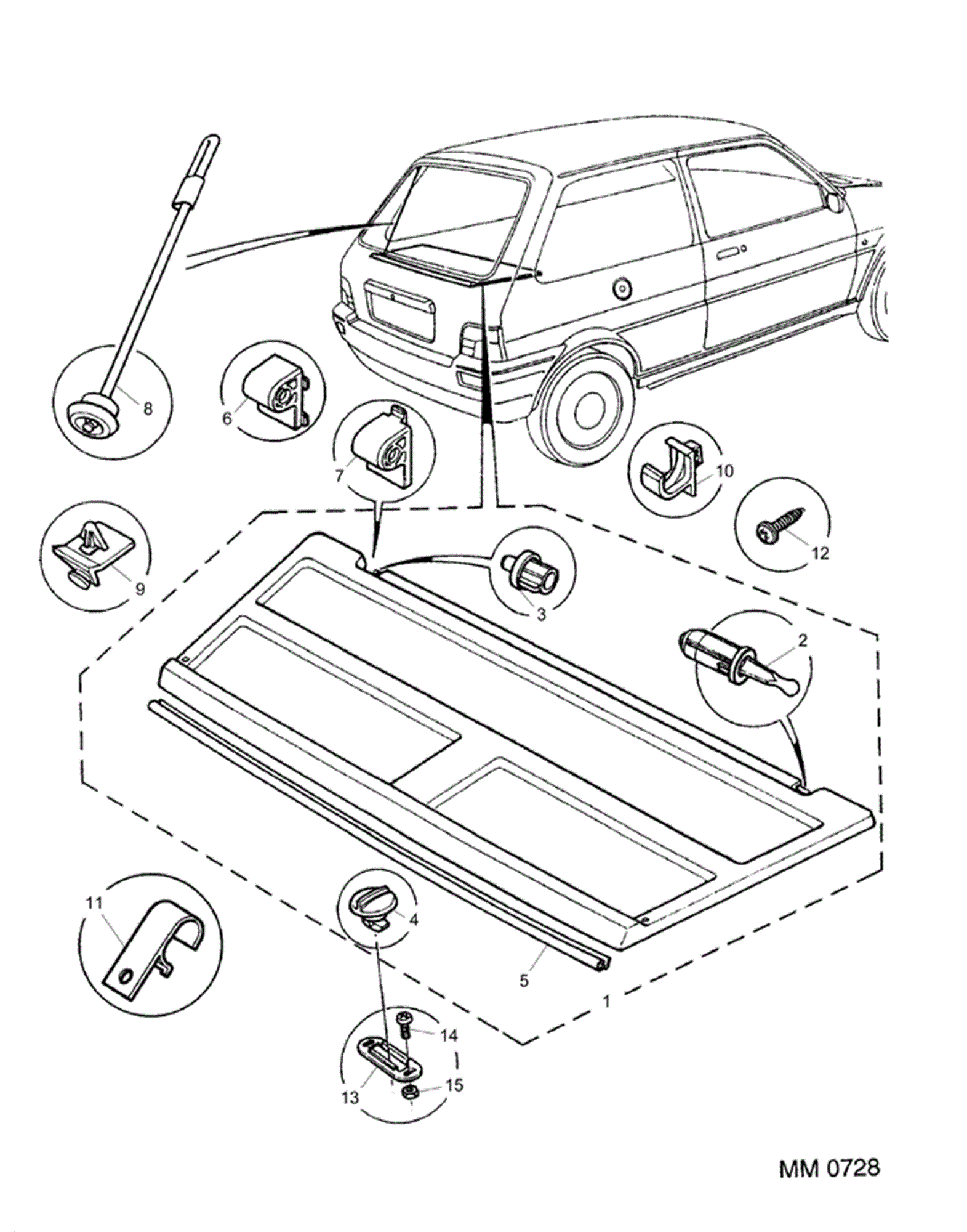 Metro Parcel Shelf and Rear End Trim | Rimmer Bros