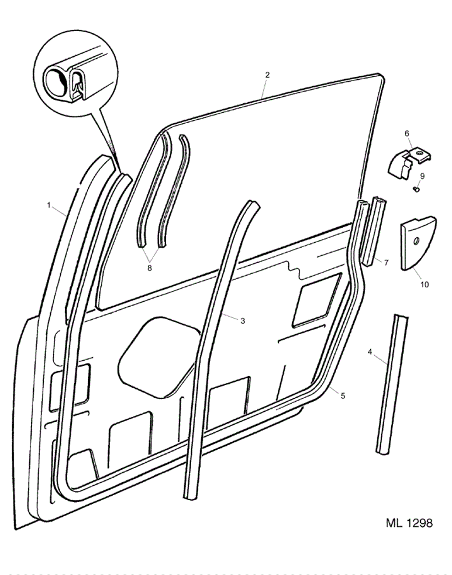 Rover Mini Cabriolet Door Assembly | Rimmer Bros