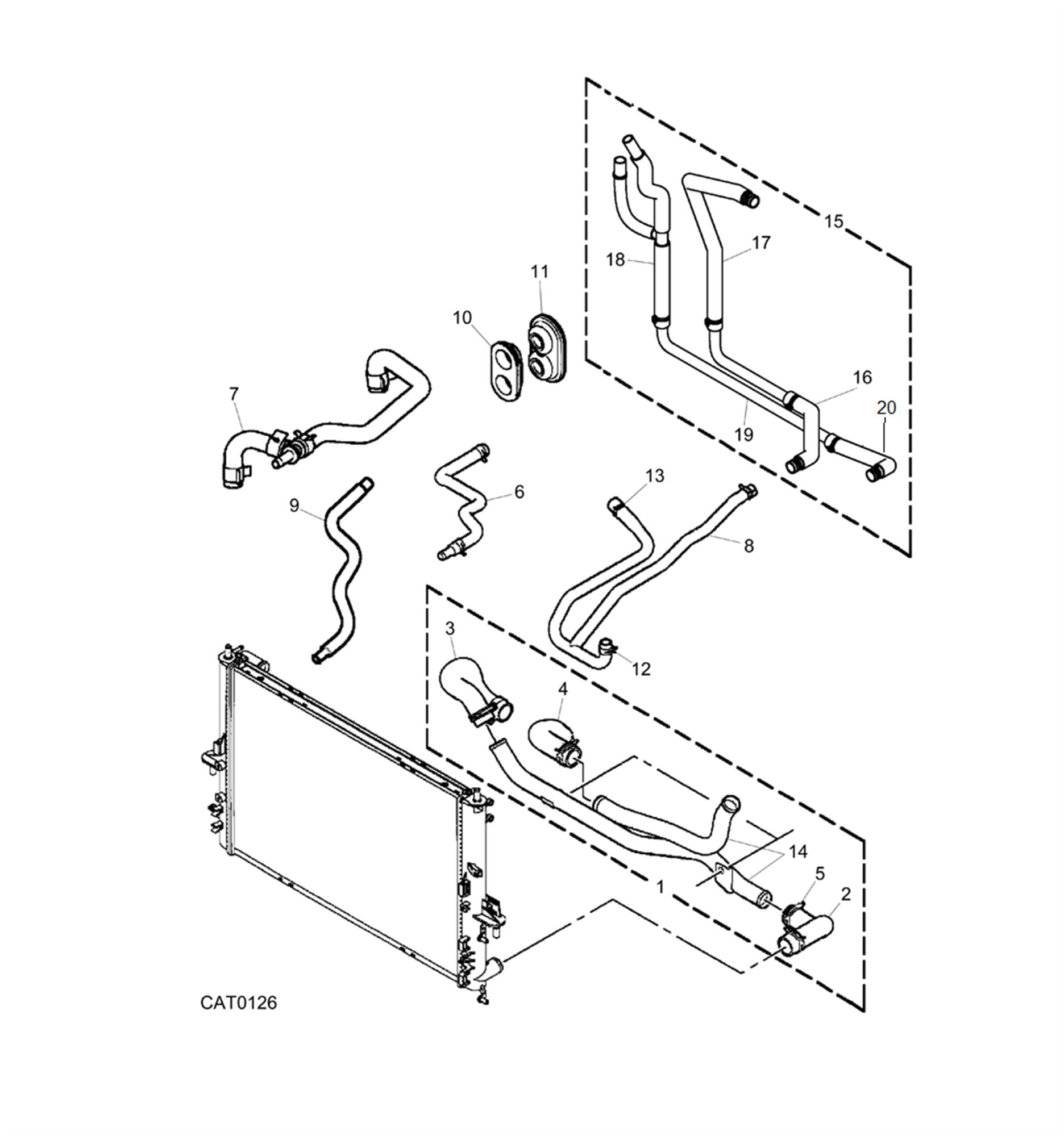 Rover 75/MG ZT Pipes and Hoses - V6 Petrol | Rimmer Bros