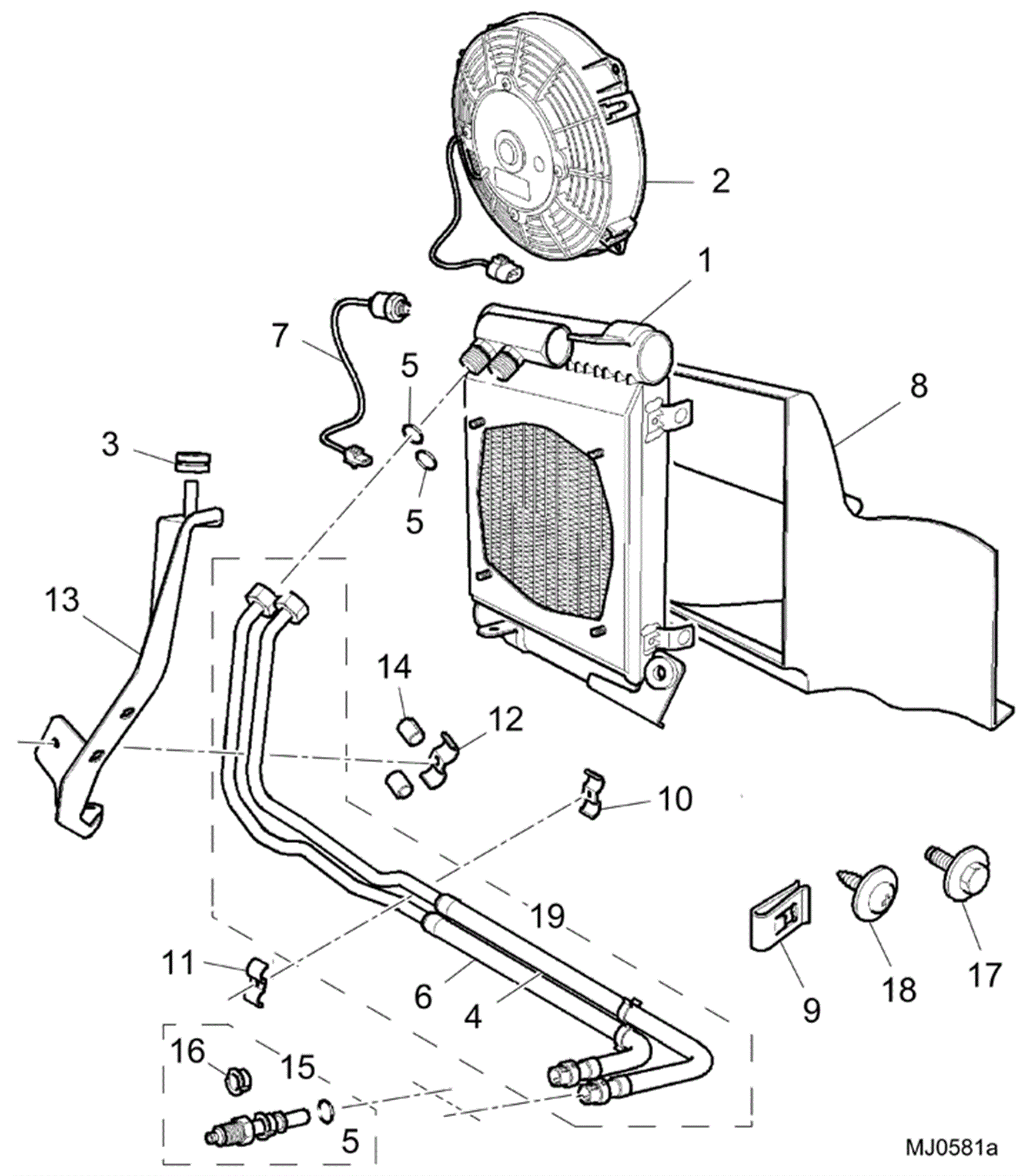 Rover 75/MG ZT Oil/Air Cooler - Diesel | Rimmer Bros