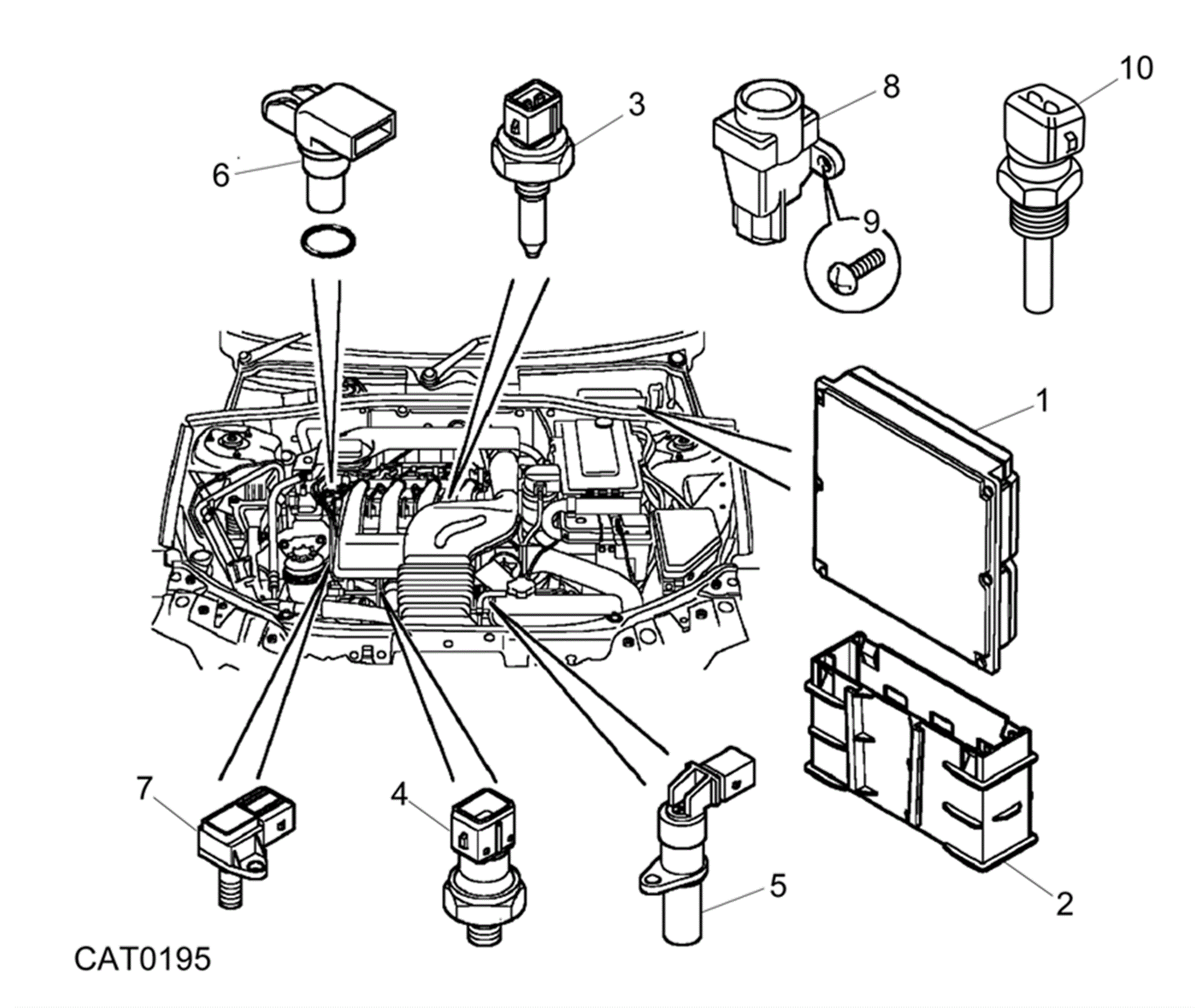 Rover 75/MG ZT Engine ECU and Sensors - 2000 Diesel | Rimmer Bros