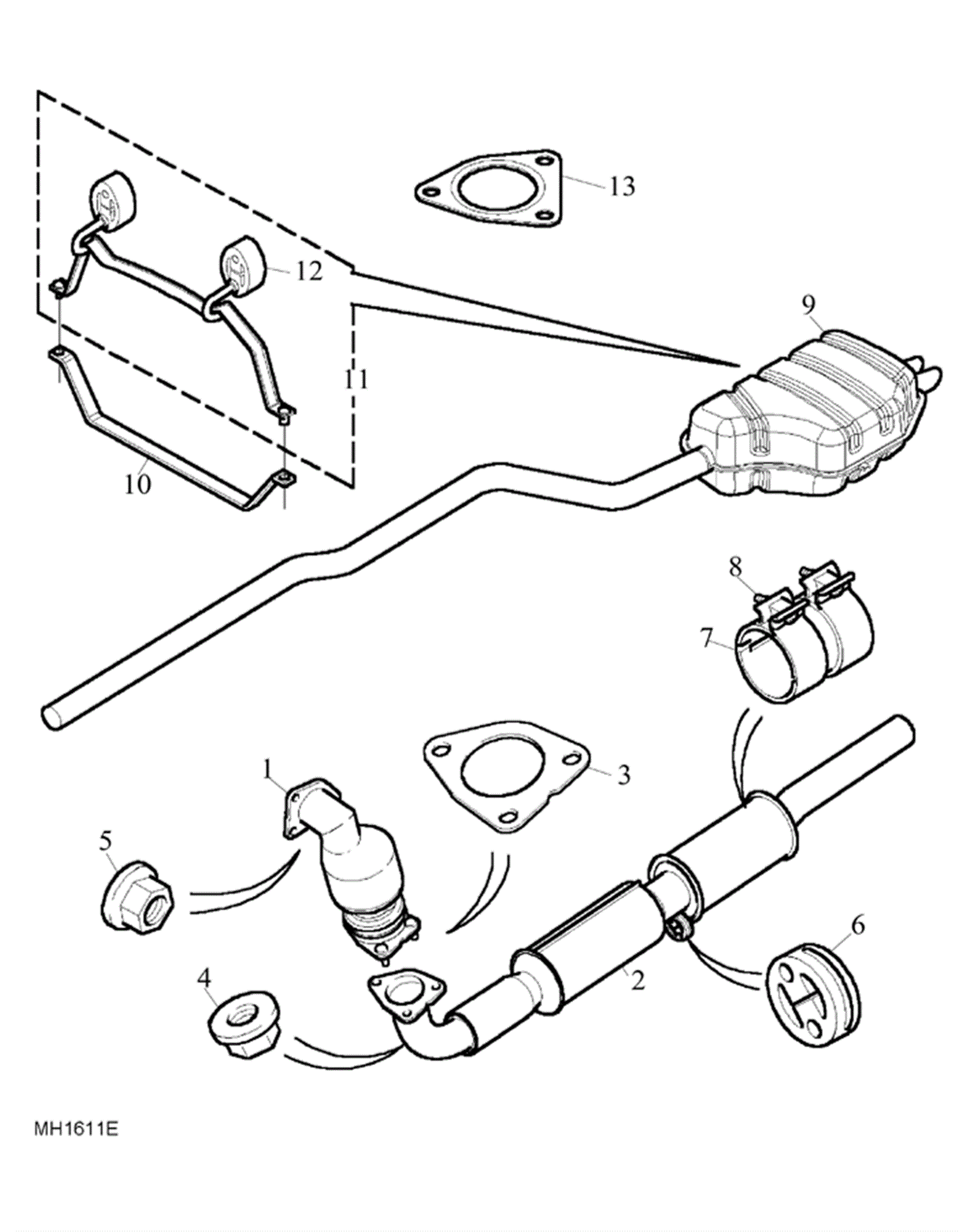 Rover 75/MG ZT Exhaust System - 2000 Diesel | Rimmer Bros