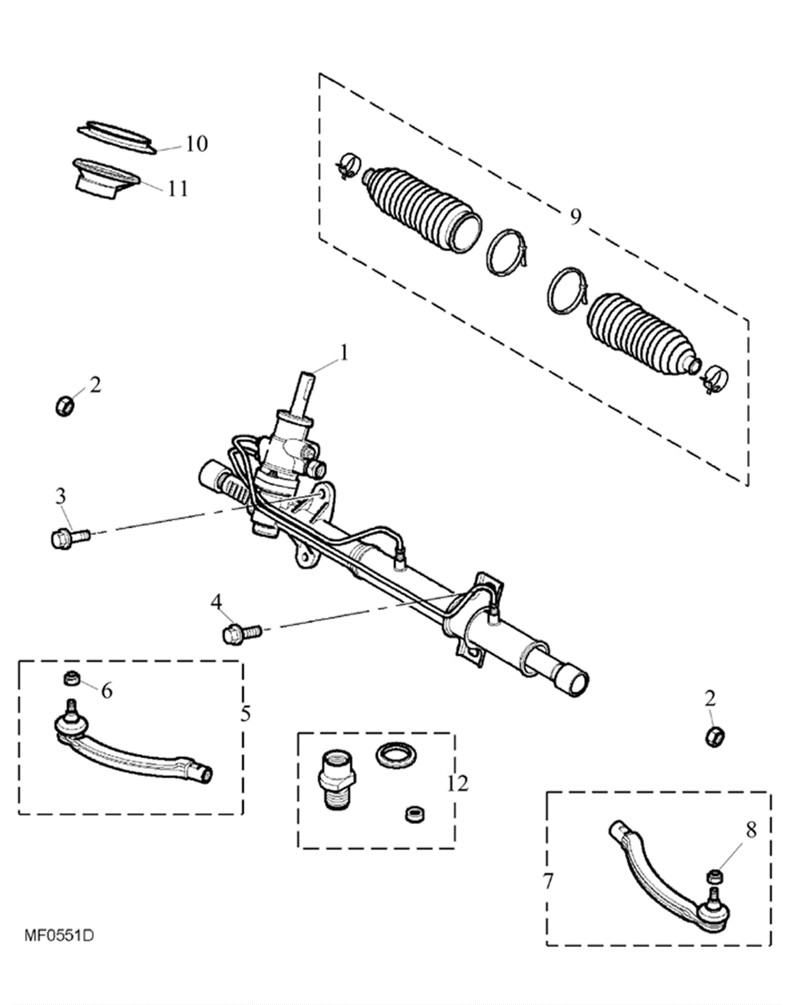 Rover 75/MG ZT Steering Rack - LHD | Rimmer Bros