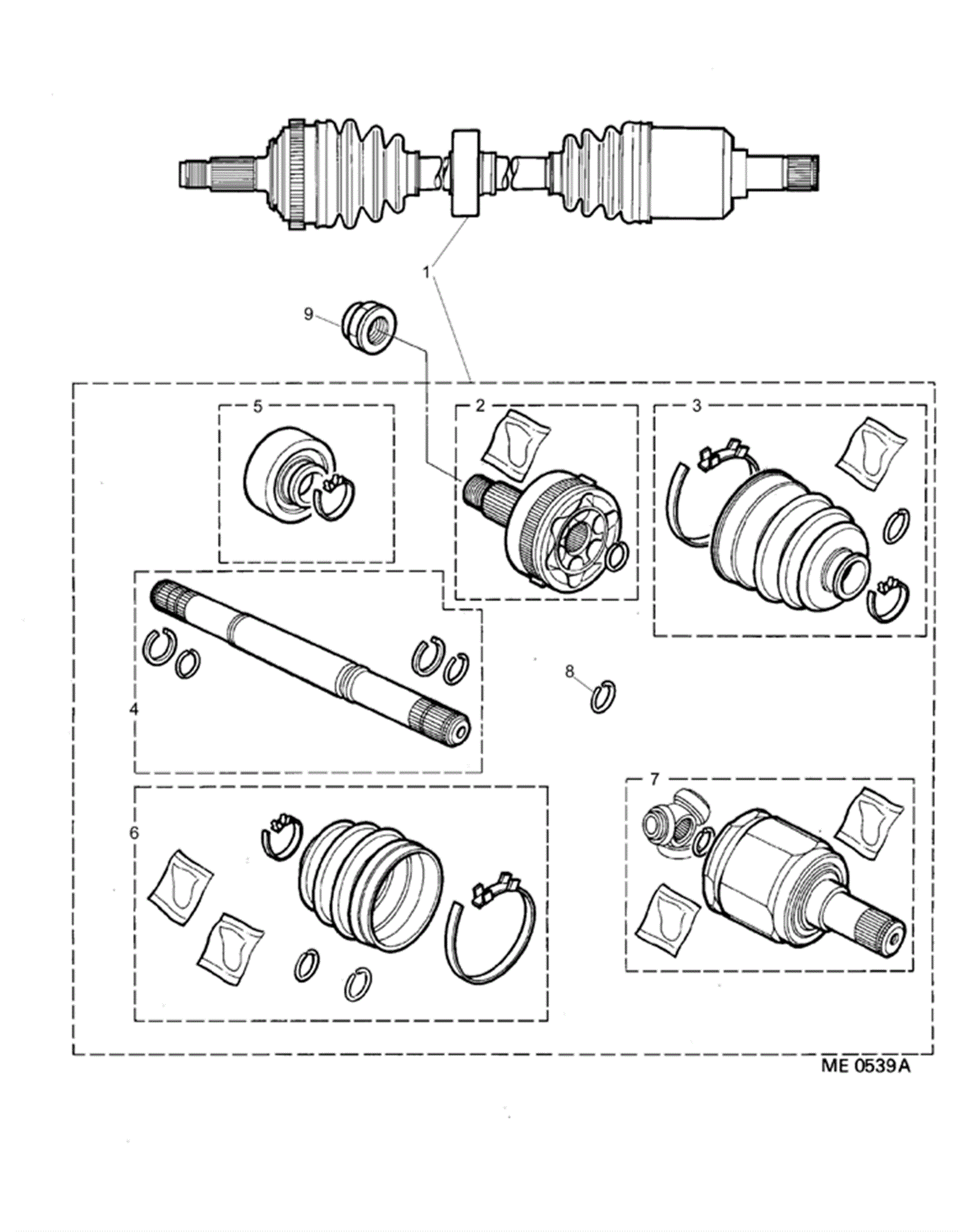 Rover 200/400 to 95 Driveshaft - 1600 with ALB | Rimmer Bros