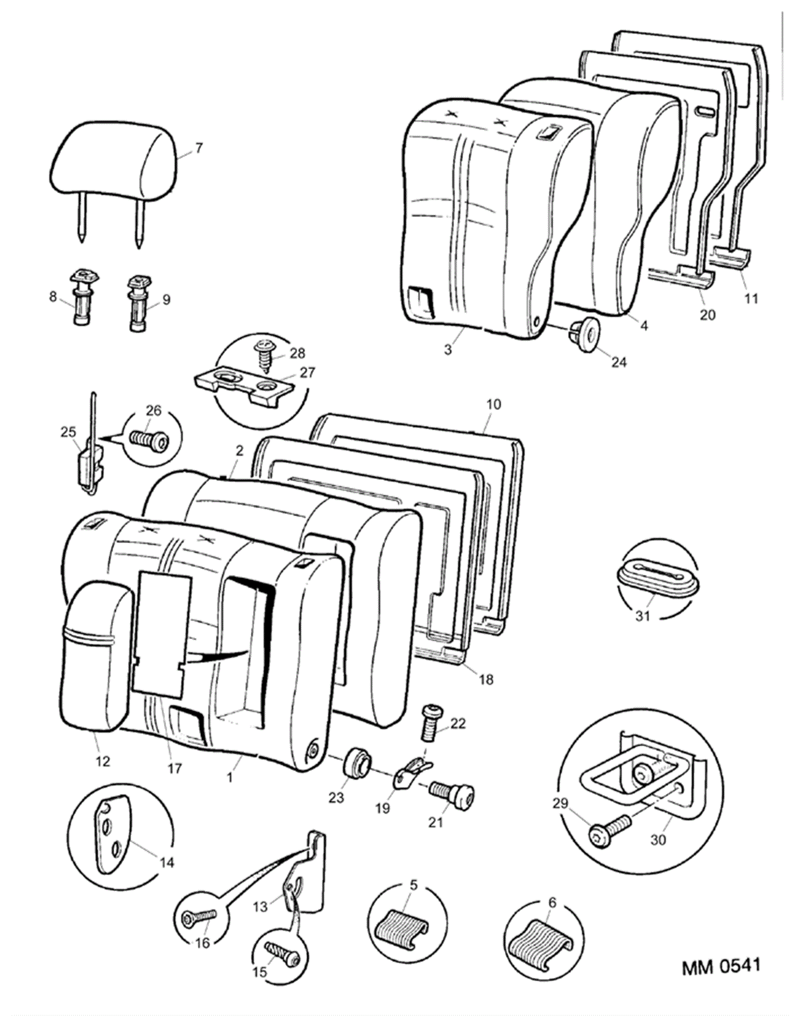 Rear Seat Split - Cushion