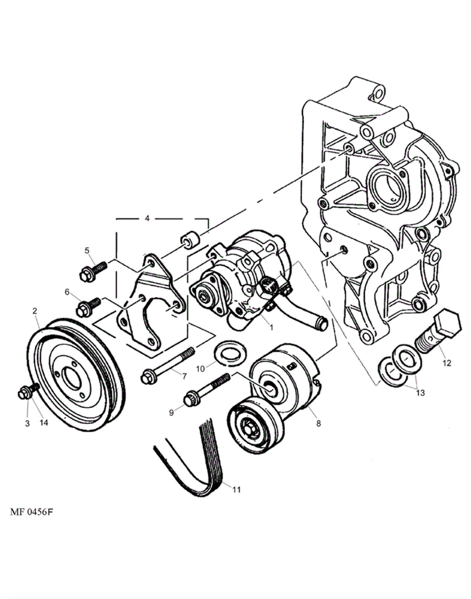 Power Steering Pump - 2000 Petrol and Diesel - Air Con