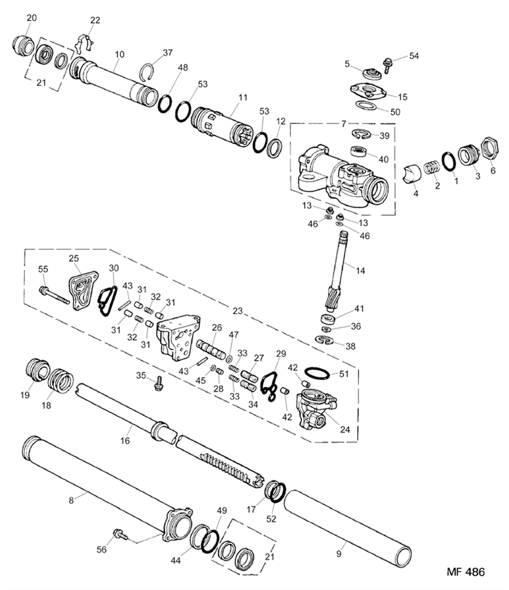 Rover 600 Steering Rack - LHD - Components | Rimmer Bros