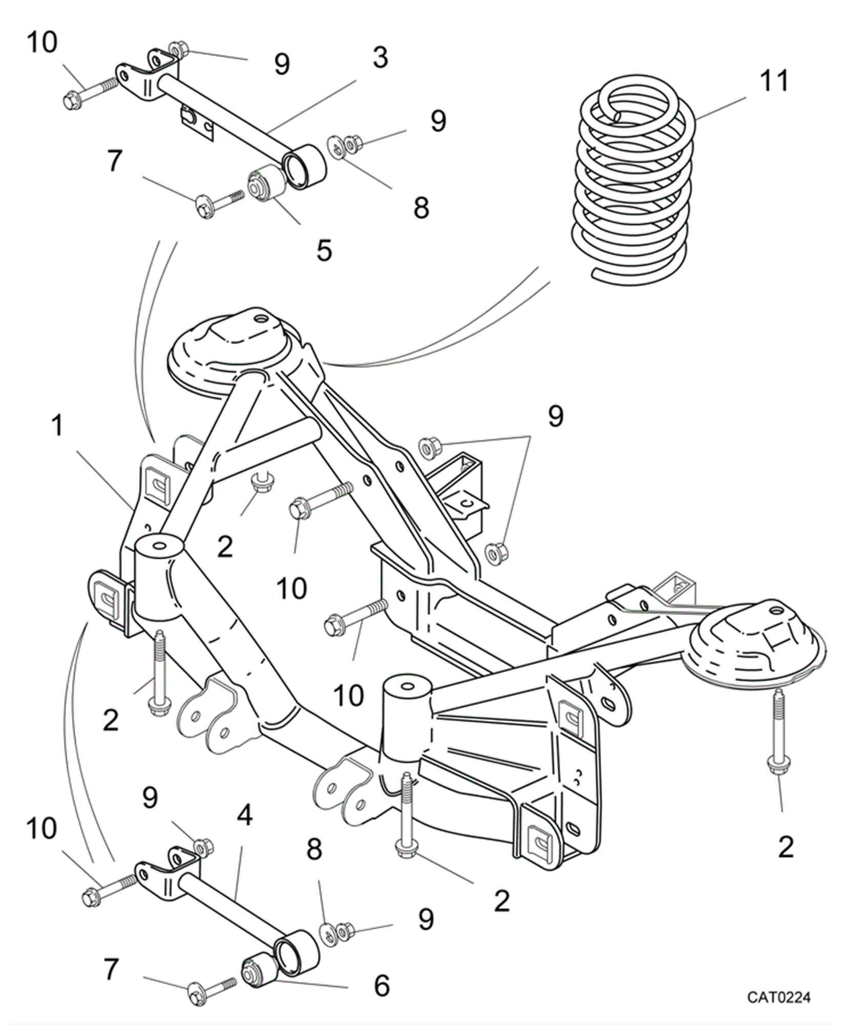 Rover 75 V8/MG ZT260 Rear Sub Frame | Rimmer Bros
