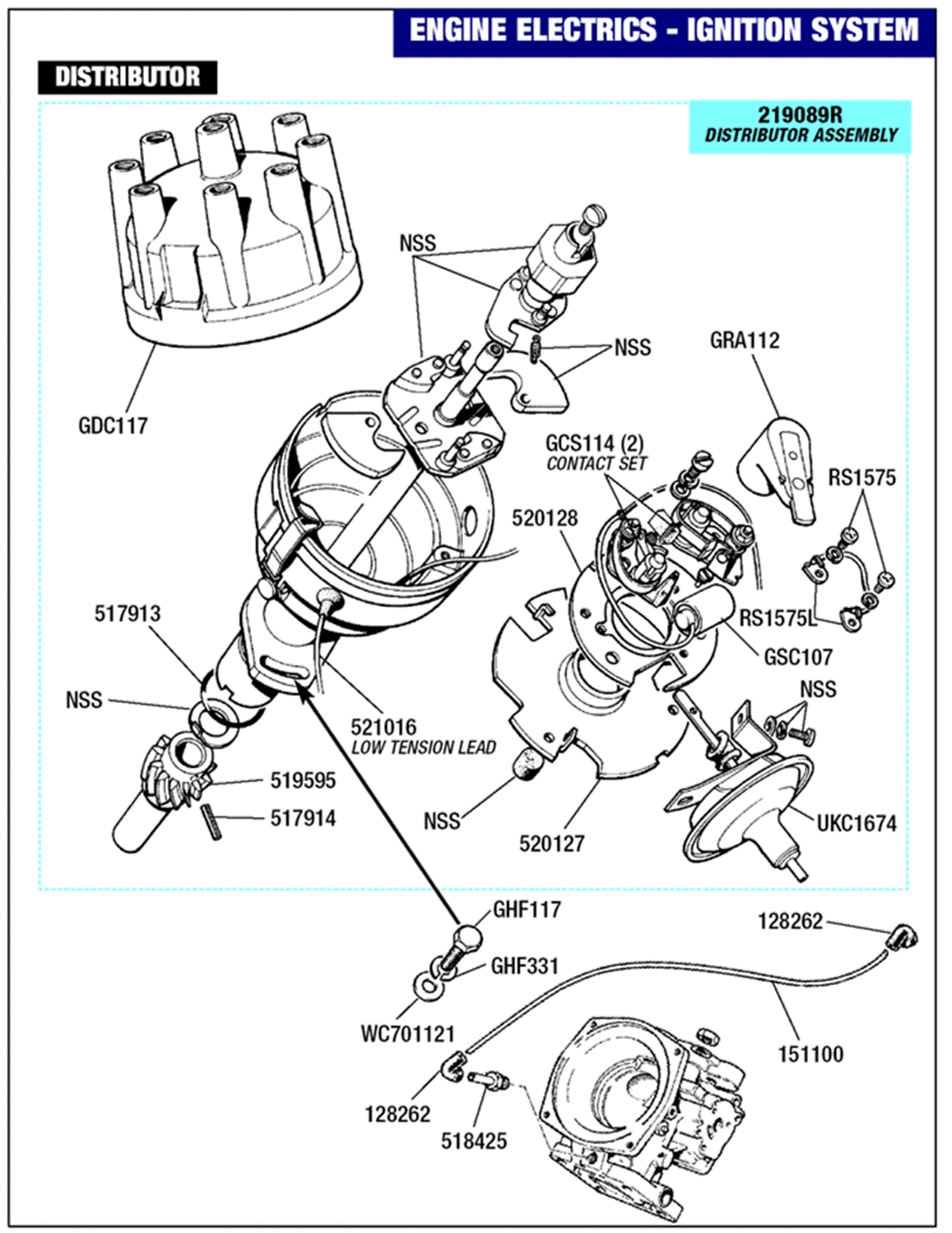 Triumph Stag Distributor and Fittings | Rimmer Bros