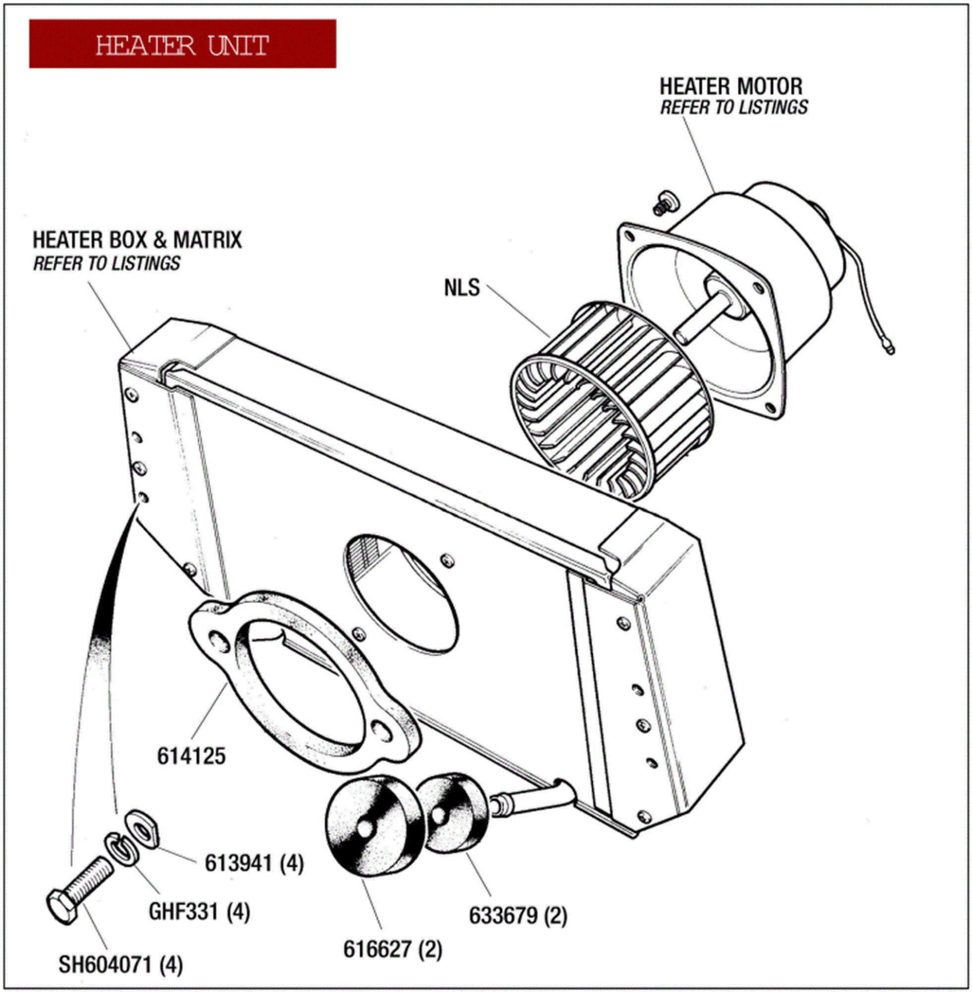 Triumph Spitfire Heater Unit | Rimmer Bros