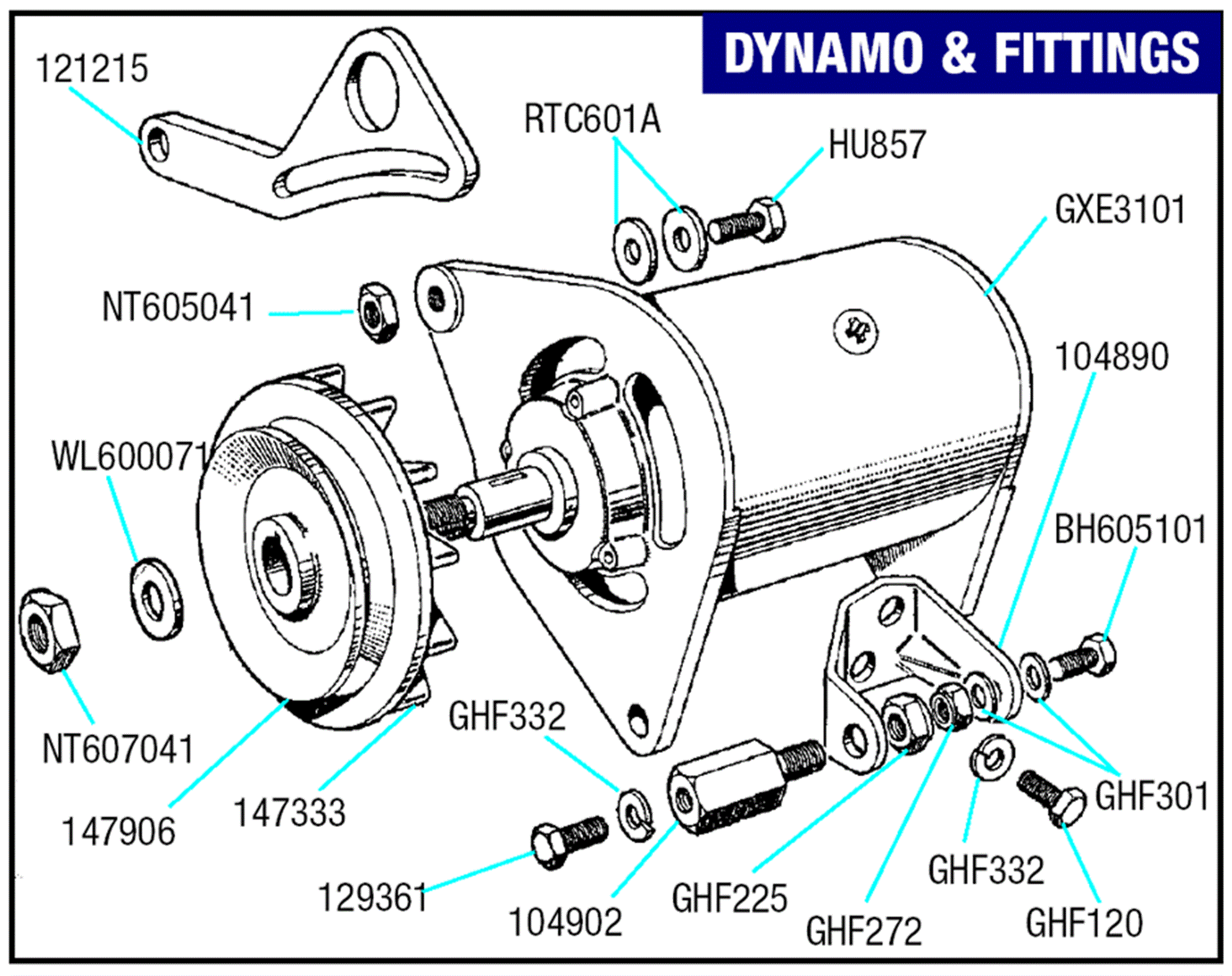 Triumph Spitfire Dynamo and Control Box - Mk1, Mk2 and Mk3