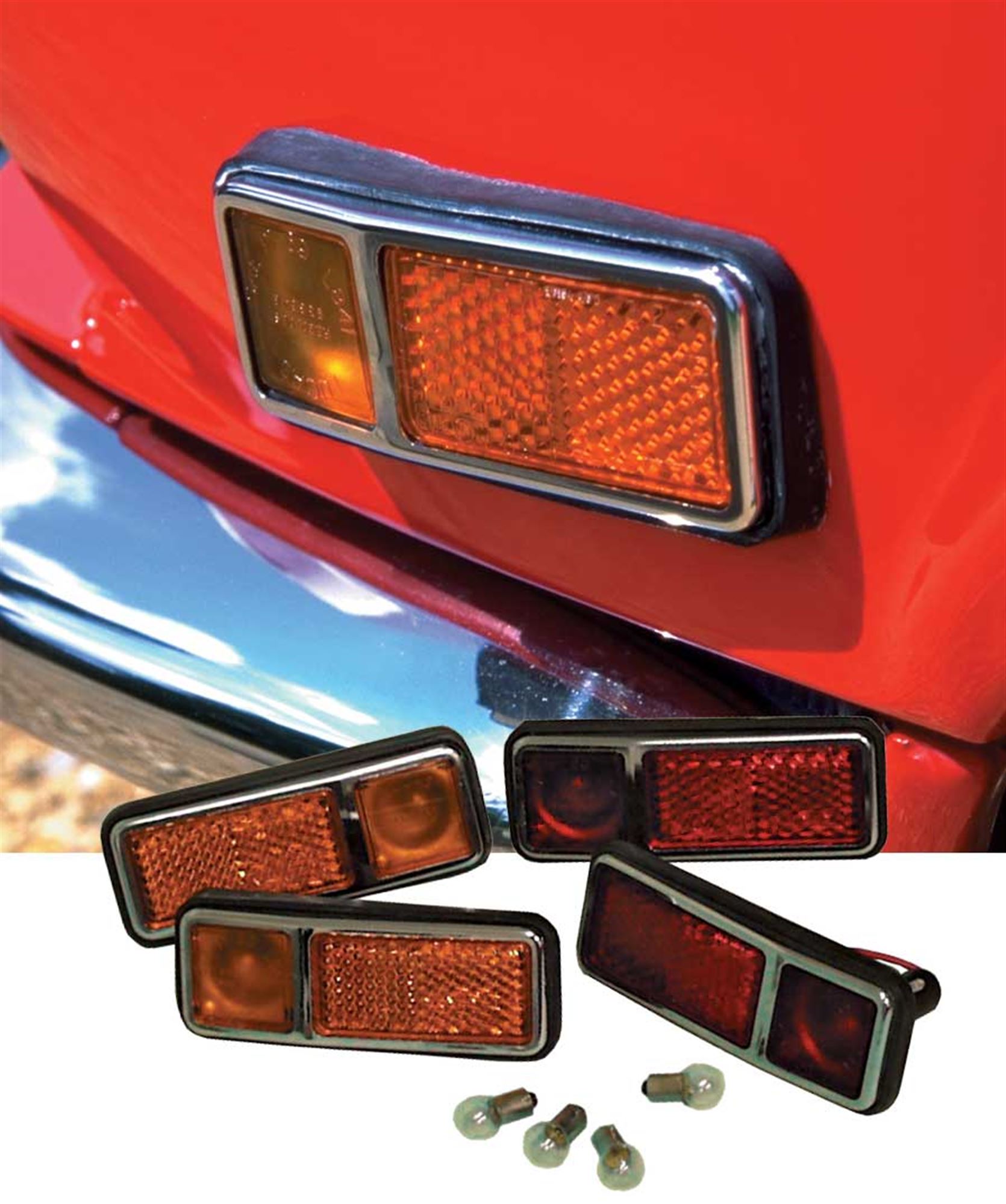 Triumph Spitfire Cruise Lights (Front and Rear) | Rimmer Bros