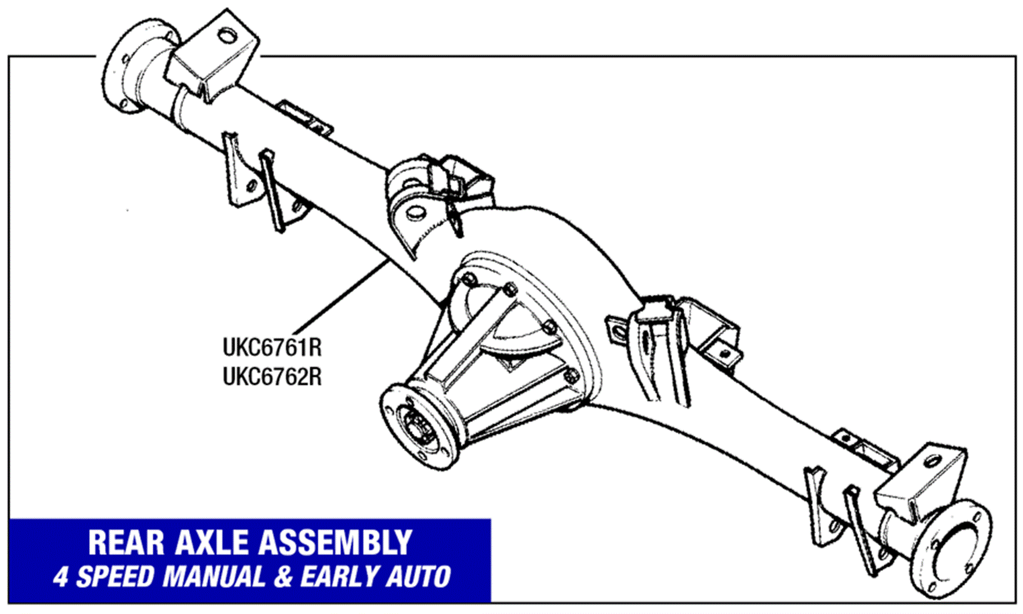 Triumph TR7 Rear Axle Assembly | Rimmer Bros